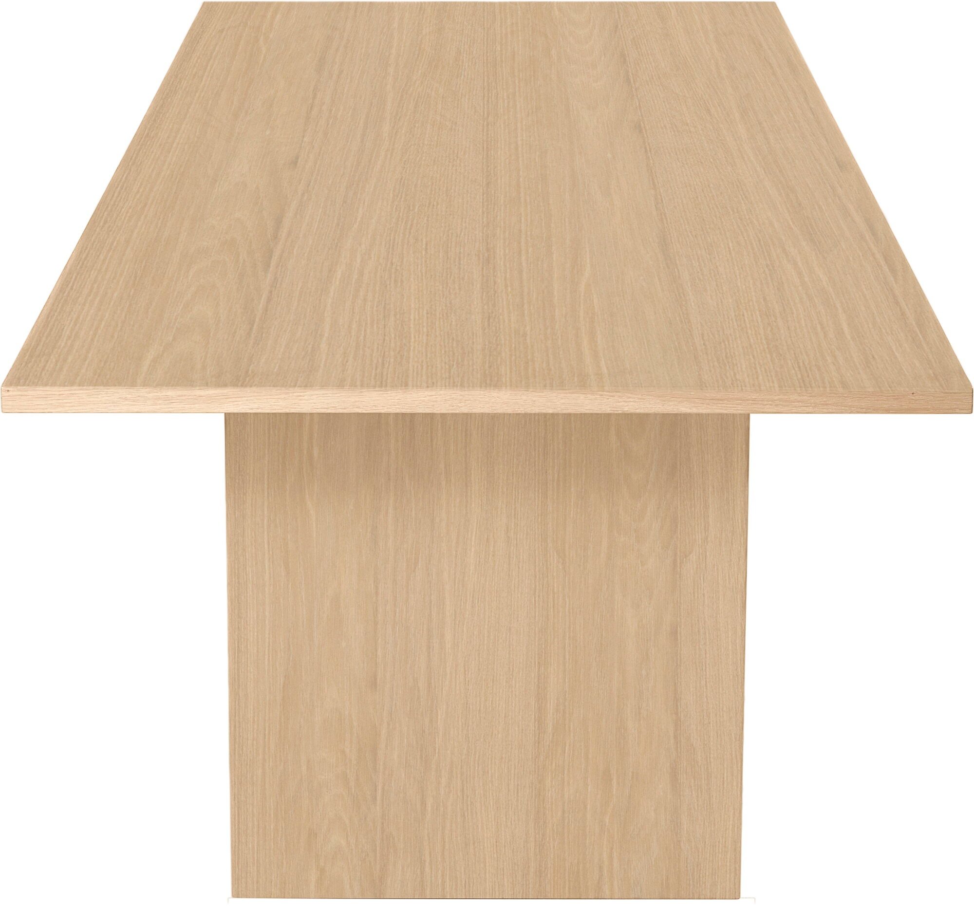 GUBI Private dining table, 260 x 100 cm, light stained oak | Finnish ...