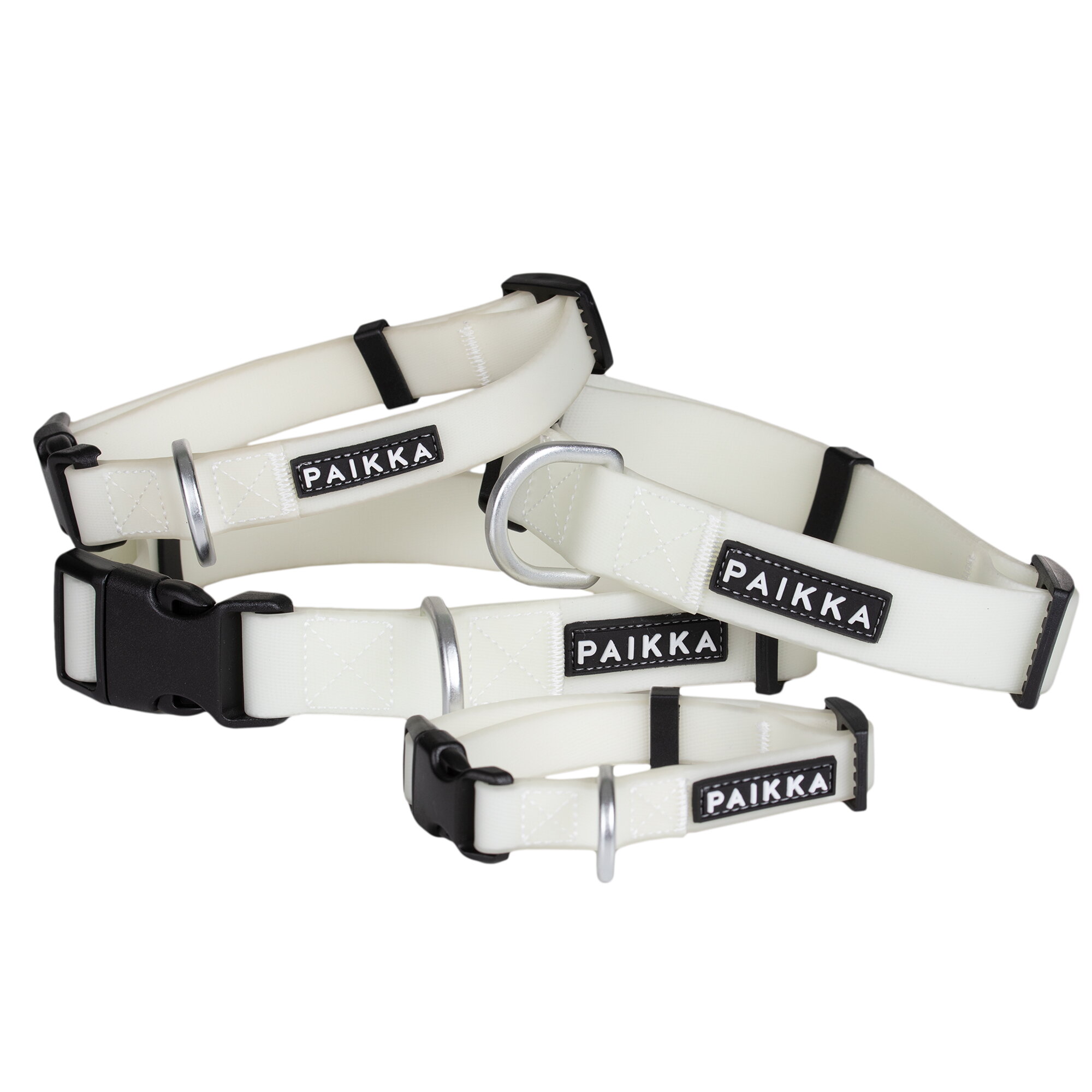 PAIKKA Glow collar, white | Finnish Design Shop