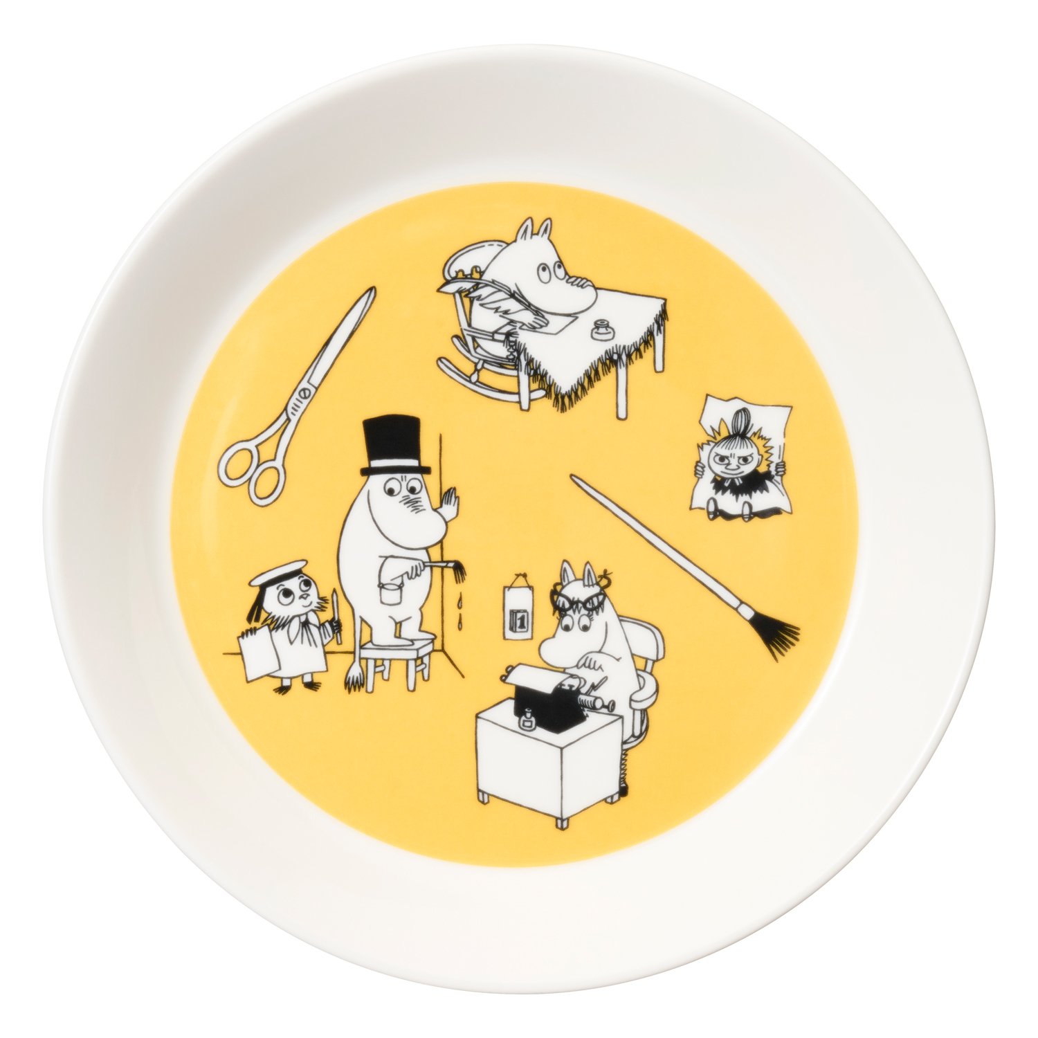 Moomin Arabia Moomin plate set, Office & Winternight | Finnish Design Shop