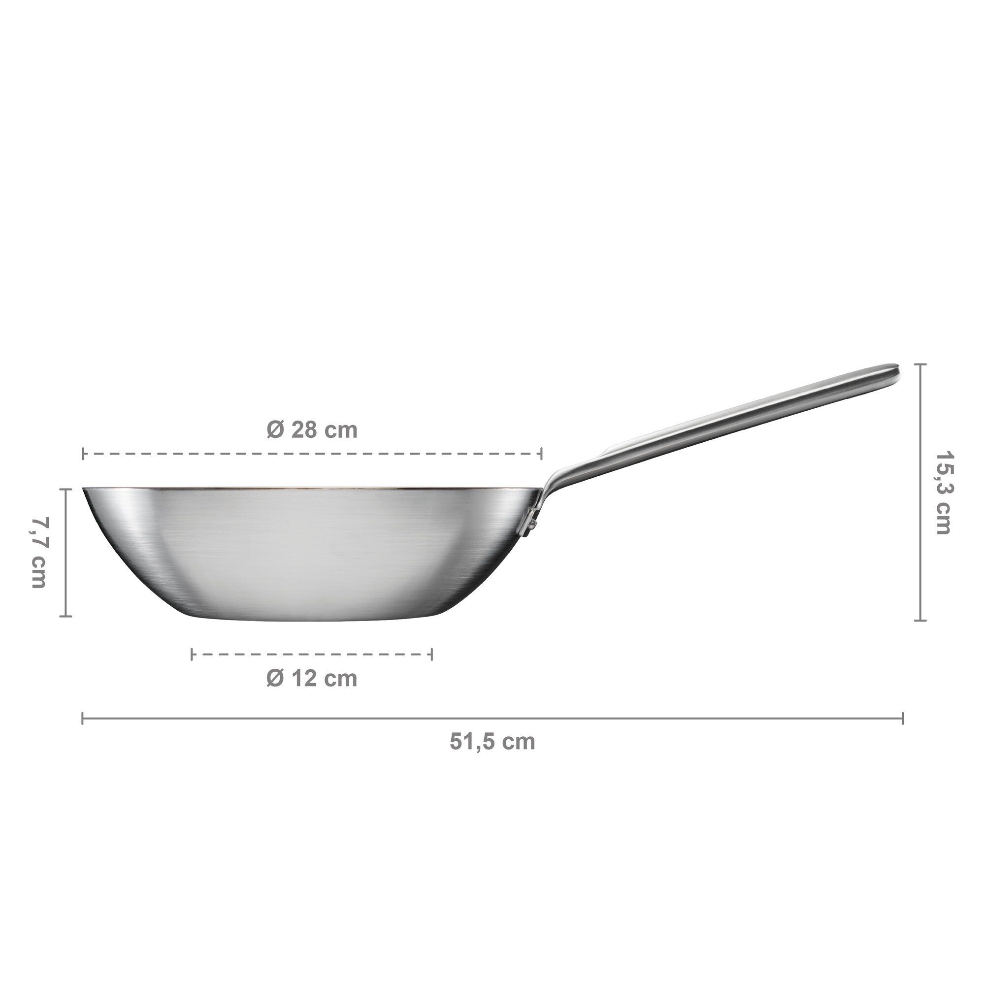 Fiskars Norden steel wok, 28 cm | Finnish Design Shop
