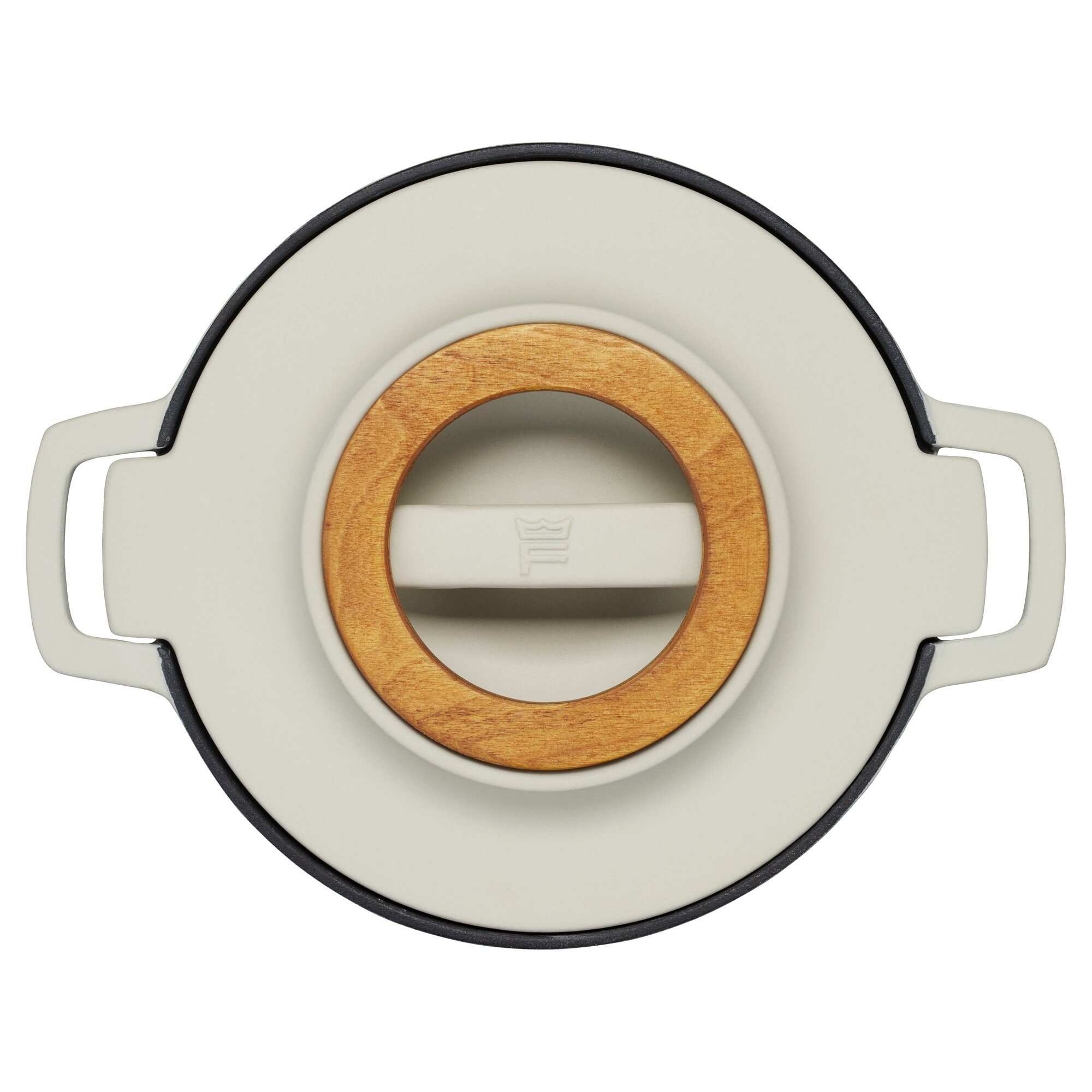 Fiskars Norden cast iron pot, 4 L, birch | Finnish Design Shop