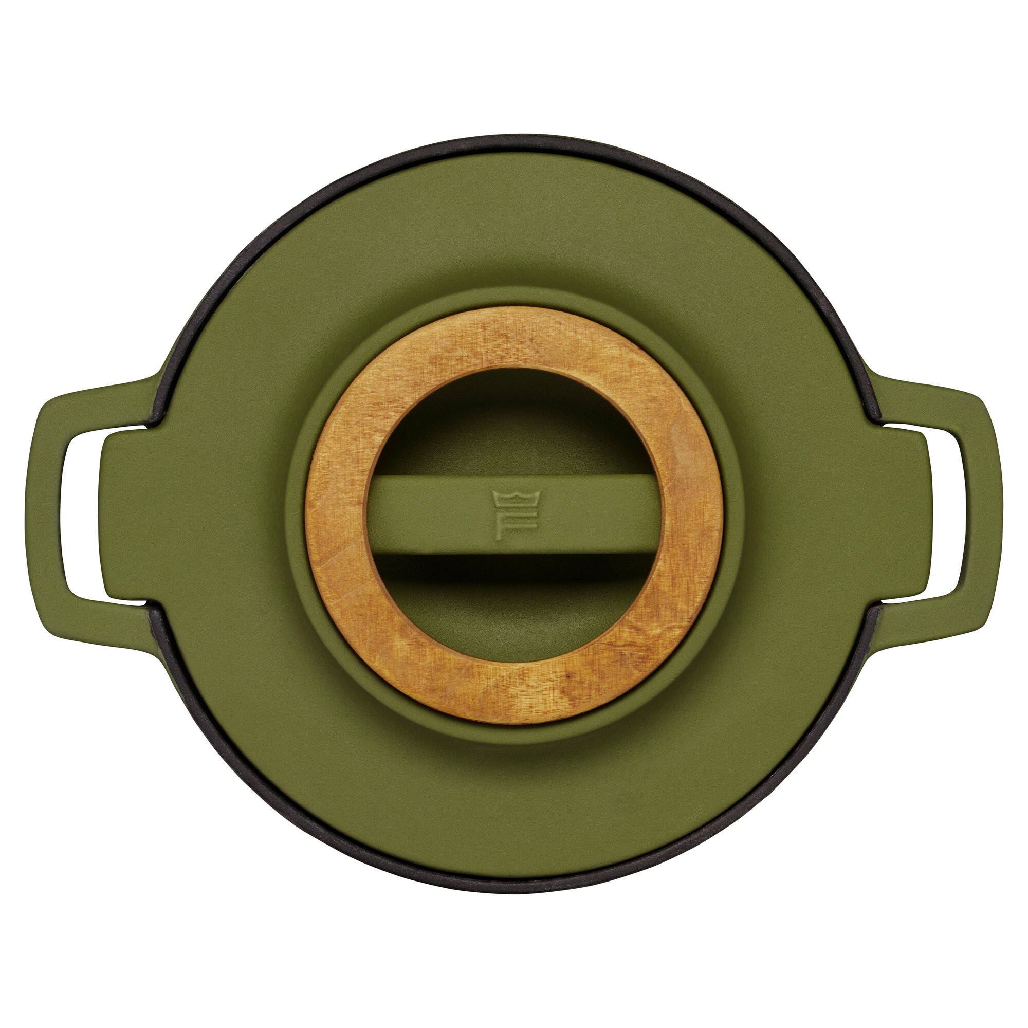 Fiskars Norden cast iron pot, 4 L, nettle | Finnish Design Shop