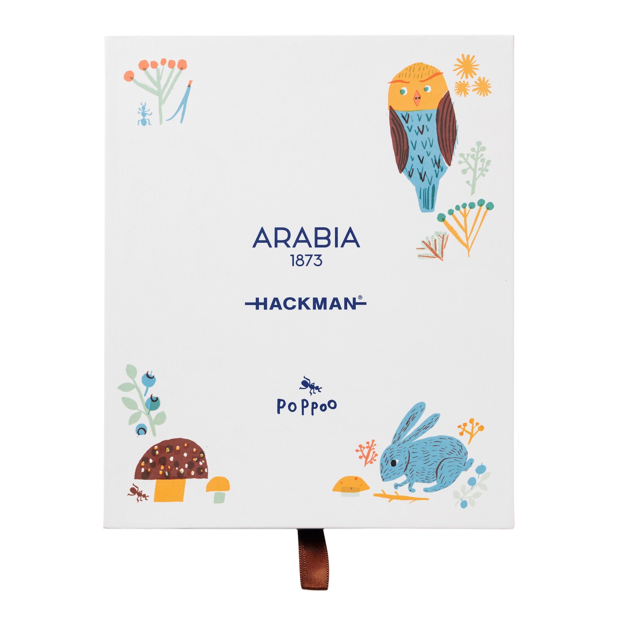 Arabia Poppoo children's cutlery, 4-set, Friends | Finnish Design Shop