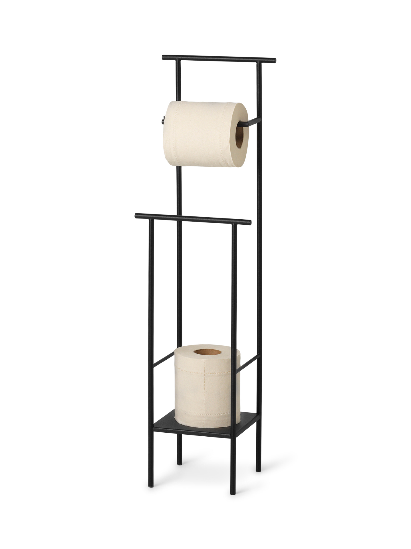 Ferm Living Dora toilet paper stand, black | Finnish Design Shop