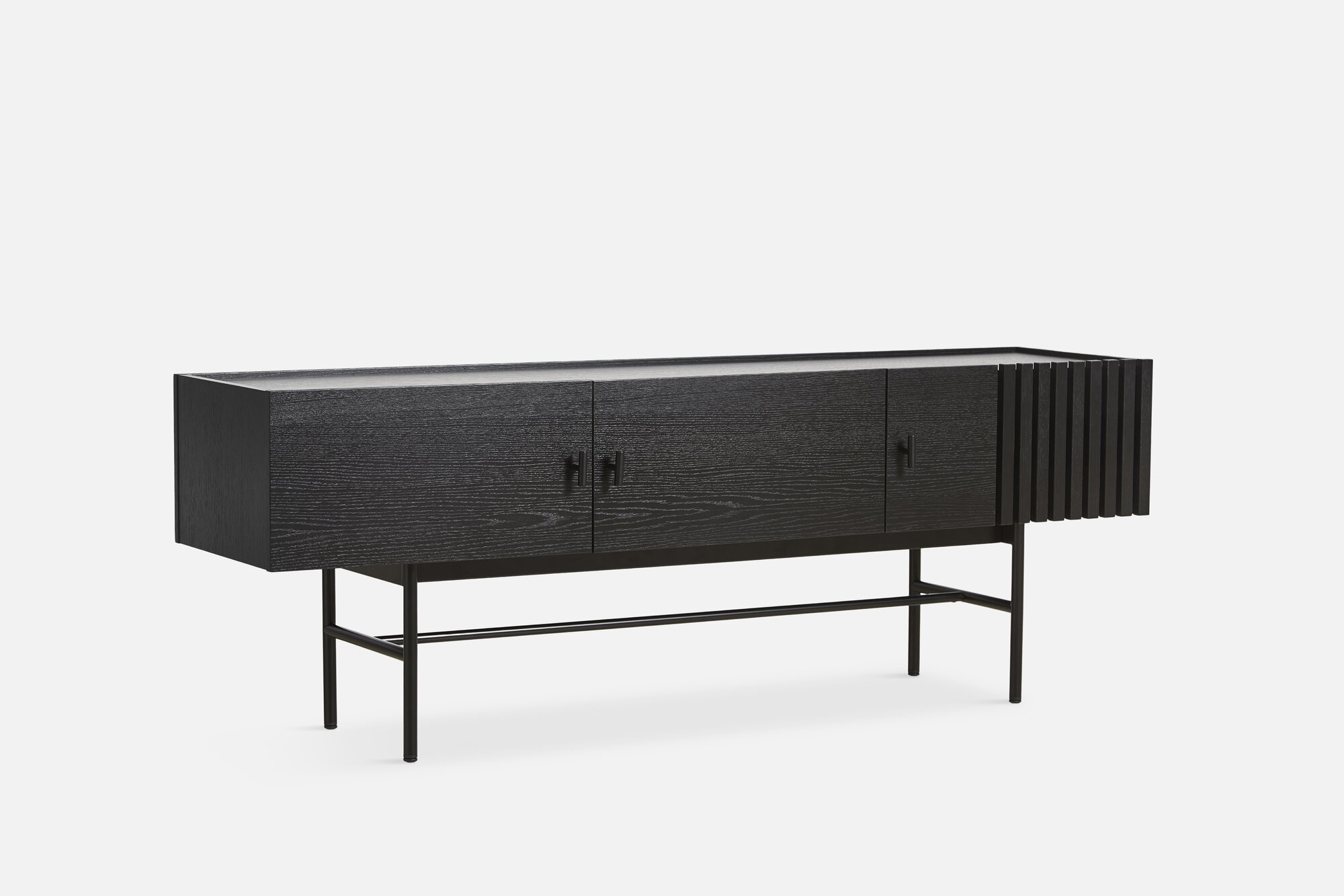 Woud Array low sideboard 150 cm, black | Finnish Design Shop UK
