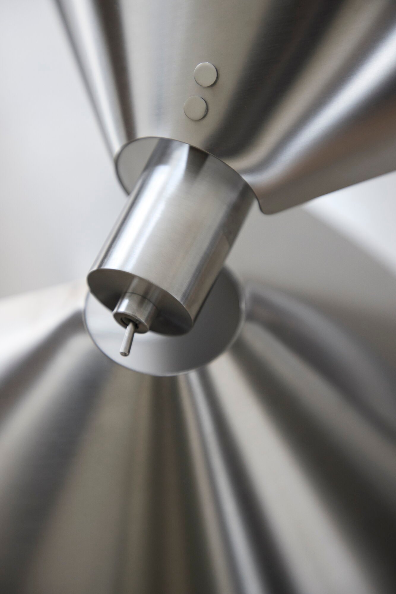 Frandsen Peel table lamp, brushed stainless steel | Finnish Design Shop