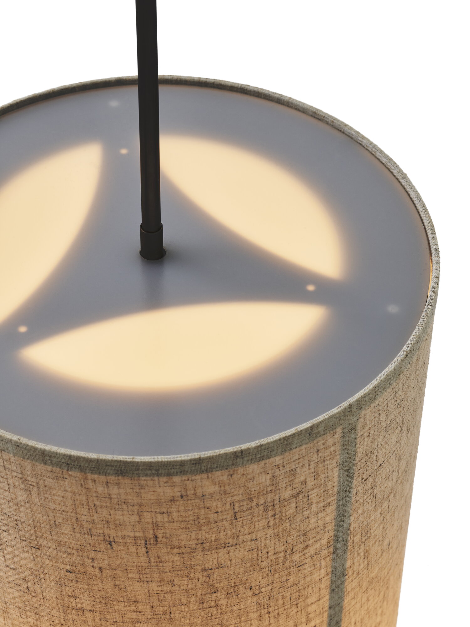 Audo Copenhagen Hashira pendant, large, raw linen | Finnish Design Shop IE