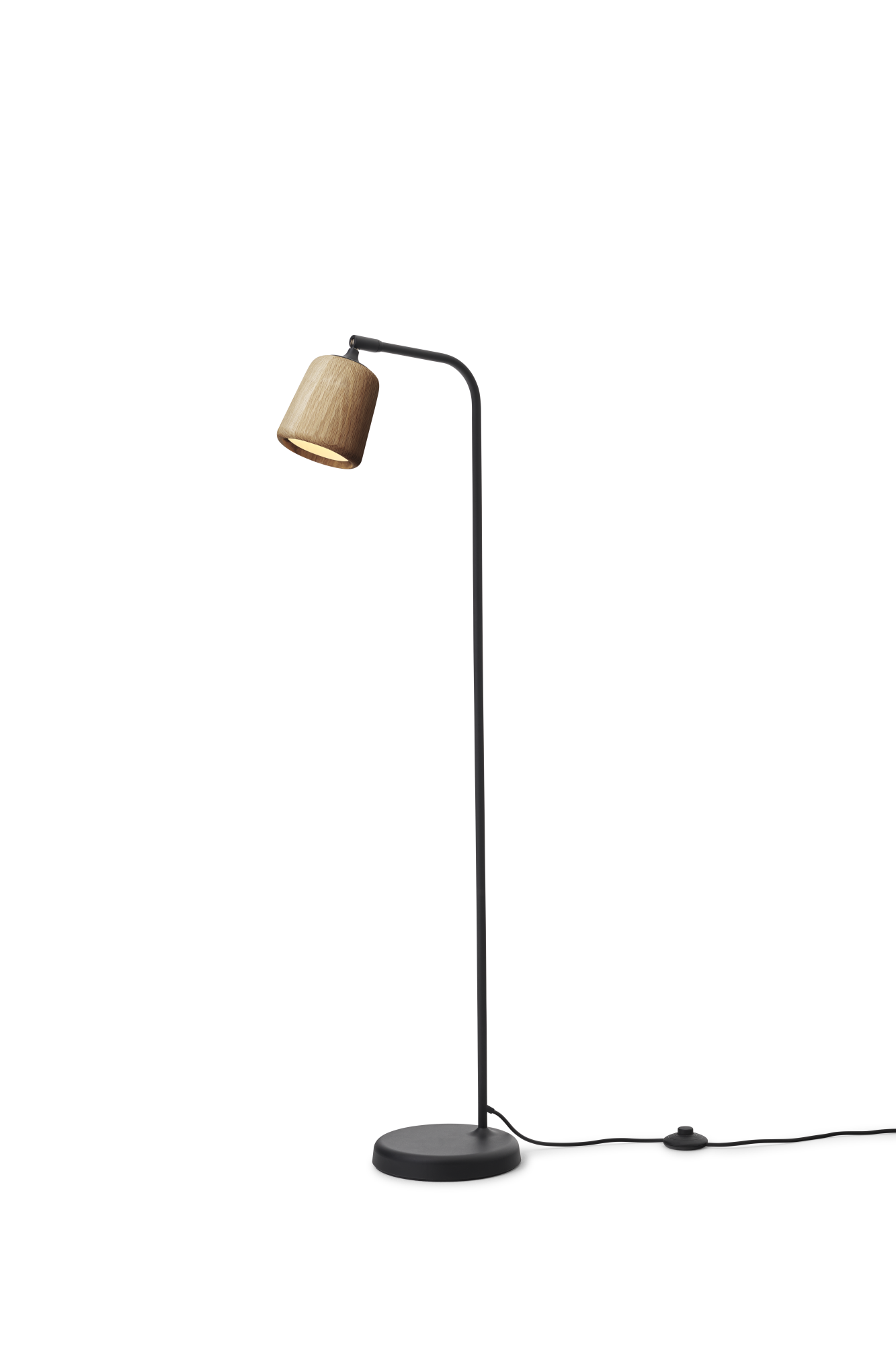 New Works Material floor lamp, oak | Finnish Design Shop