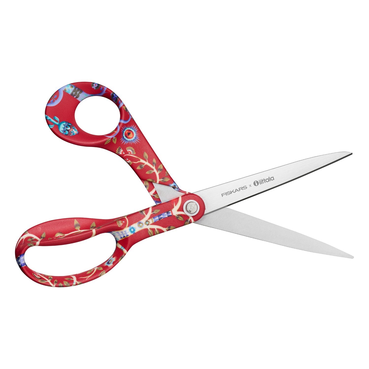 Fiskars x Iittala scissors, Taika red | Finnish Design Shop