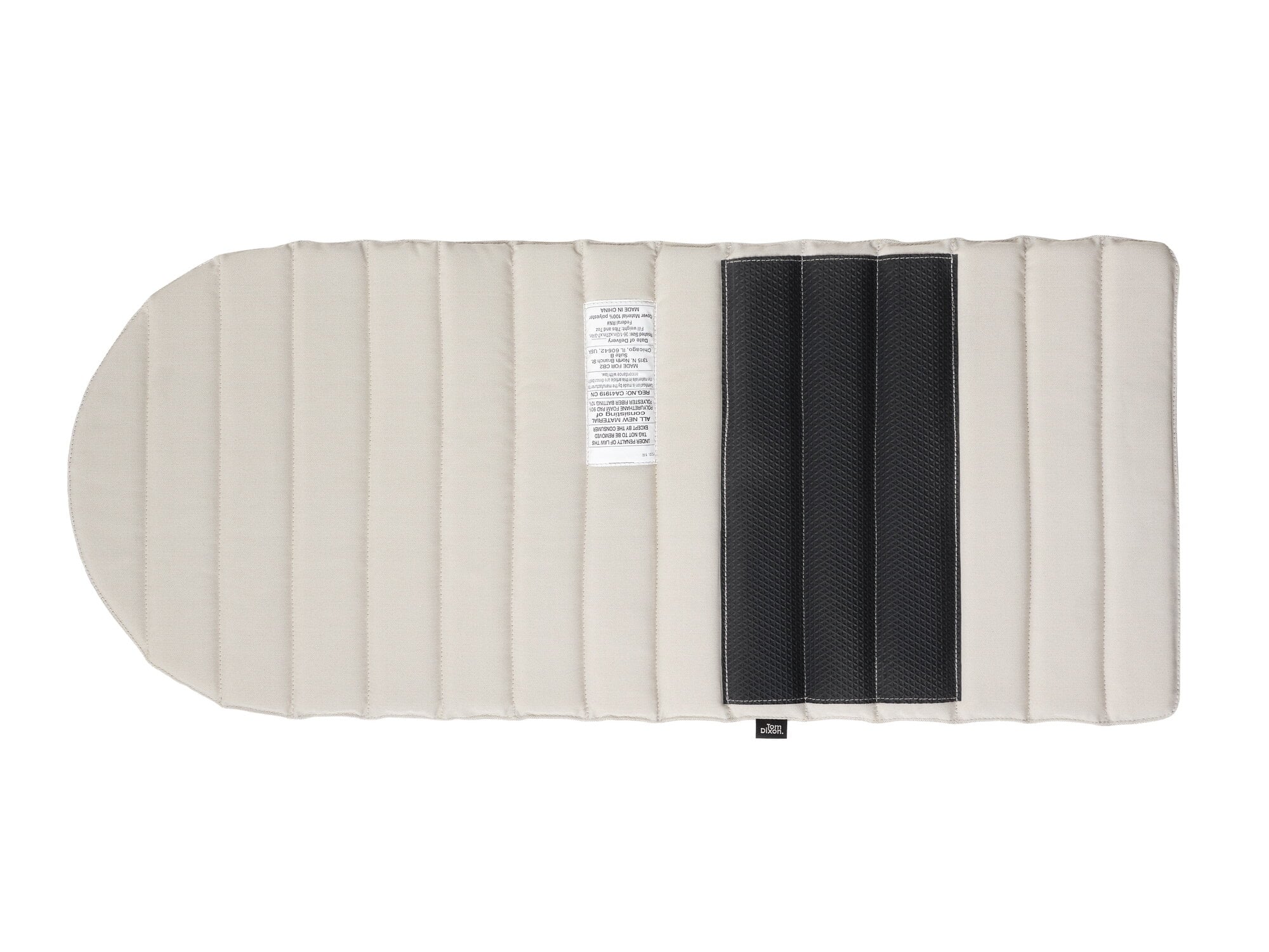 Tom Dixon Coussin d’assise Groove Full, putty | Finnish Design Shop