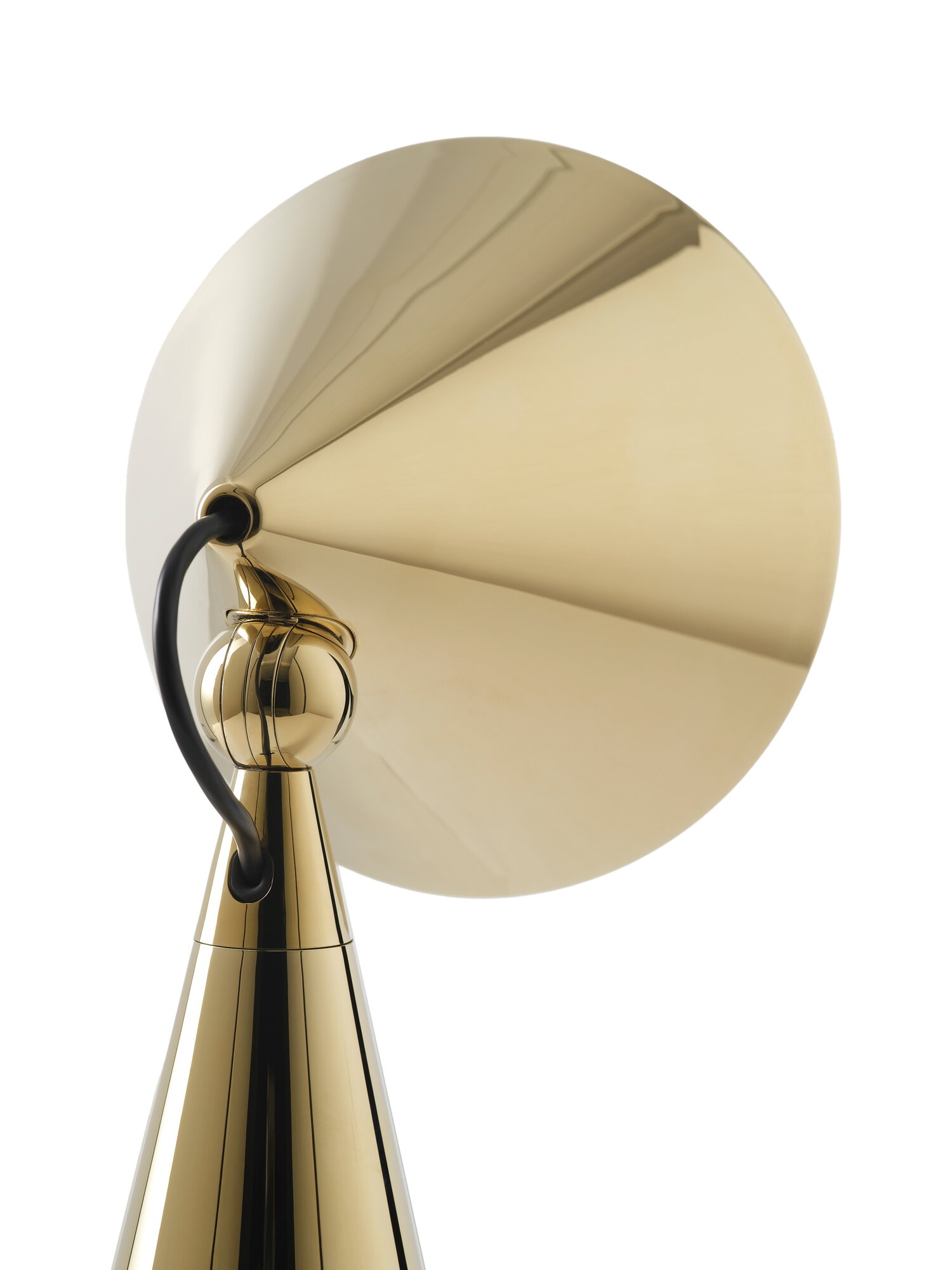 Tom Dixon Pose portable table lamp, gold | Finnish Design Shop CH