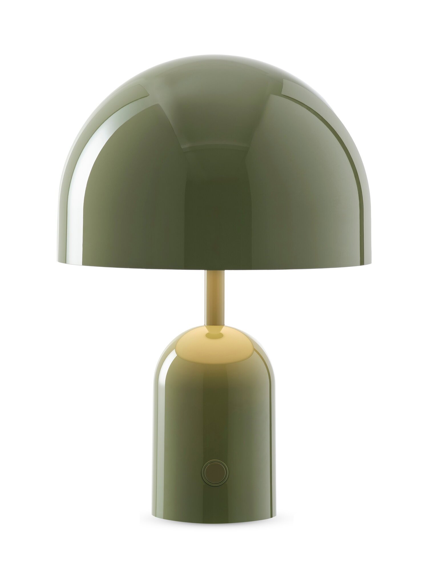 Tom Dixon Bell portable LED table lamp, moss | Finnish Design Shop