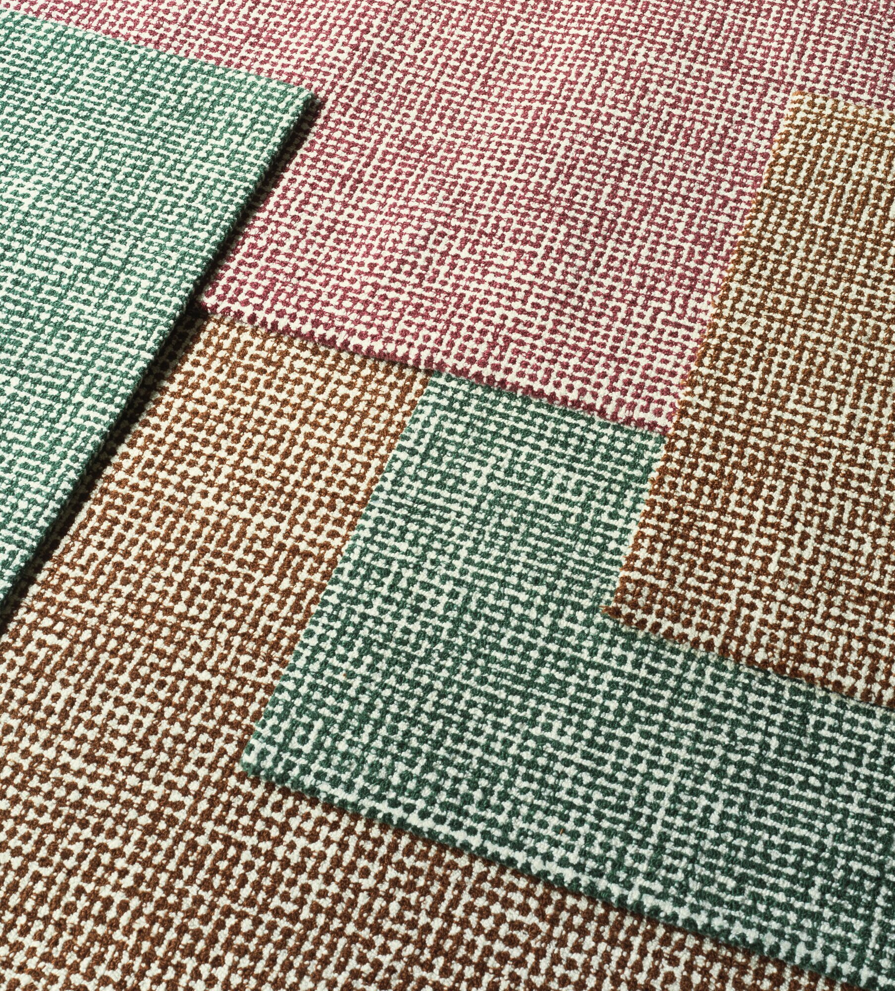 Normann Copenhagen Flick rug, 80 x 200 cm, off white - dark green ...