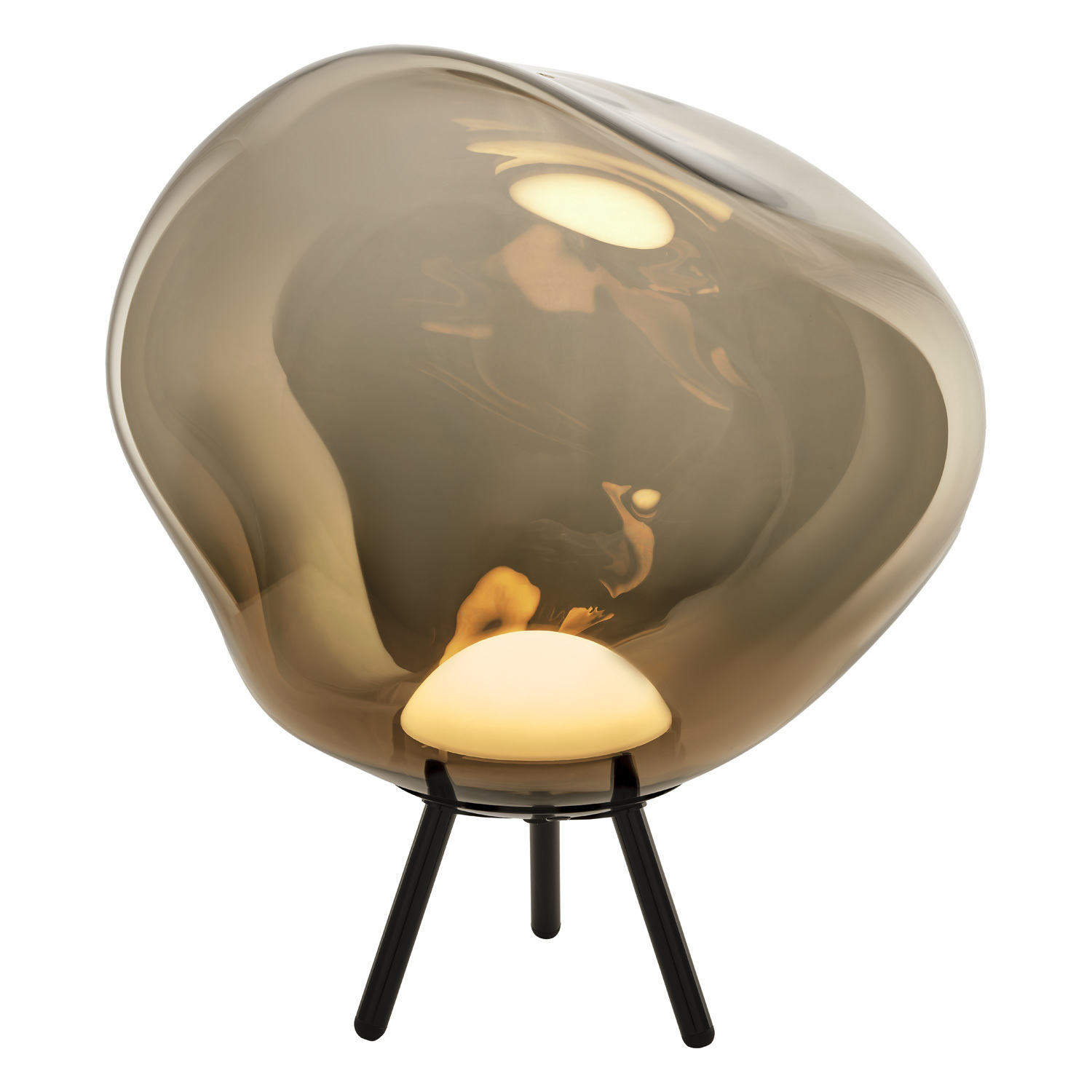 Tom Dixon Melt portable lamp, large, gold - black | Finnish Design Shop