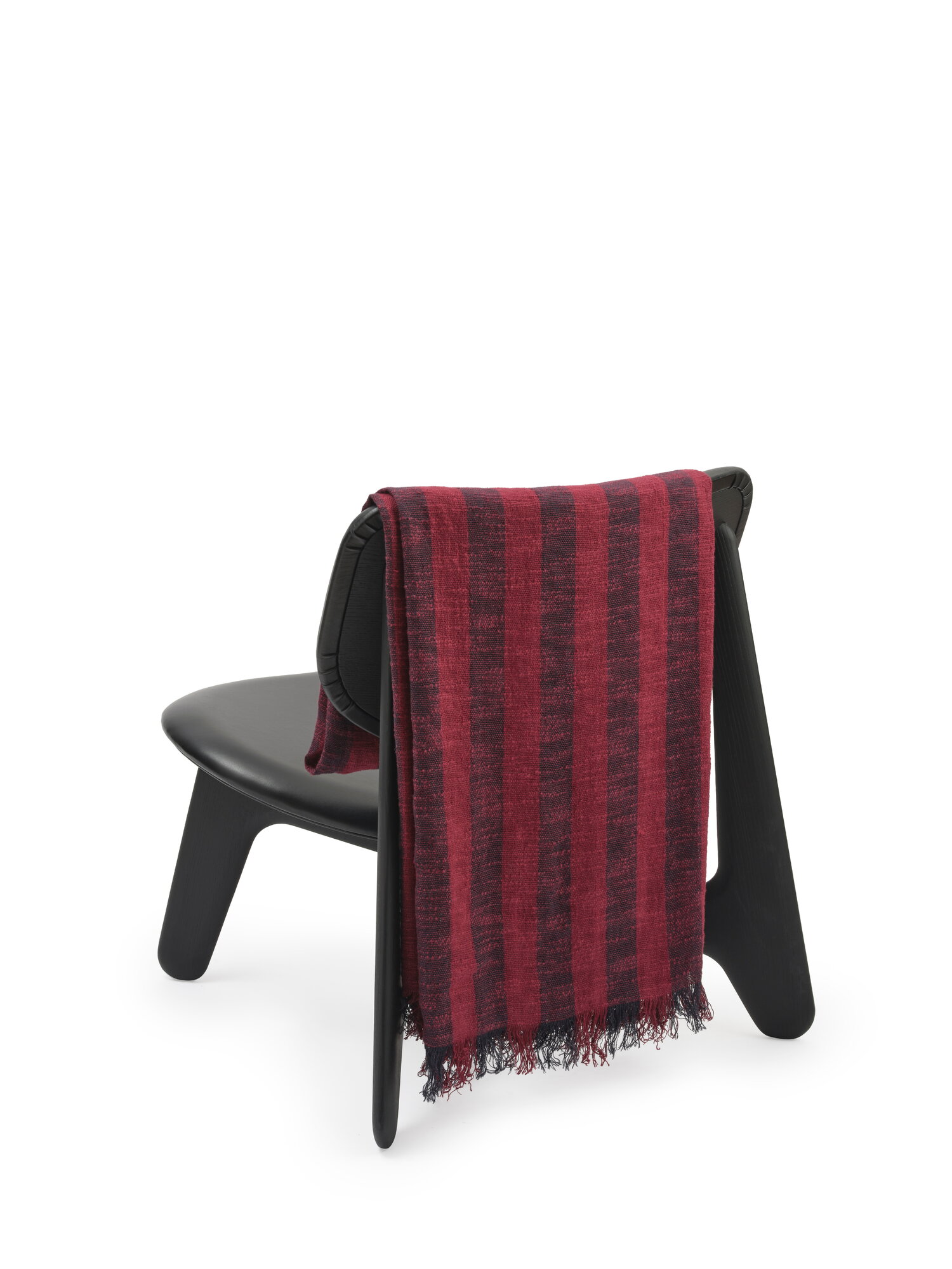 Tom Dixon Band plaid, 160 x 200 cm, bordeaux - noir | Finnish Design Shop