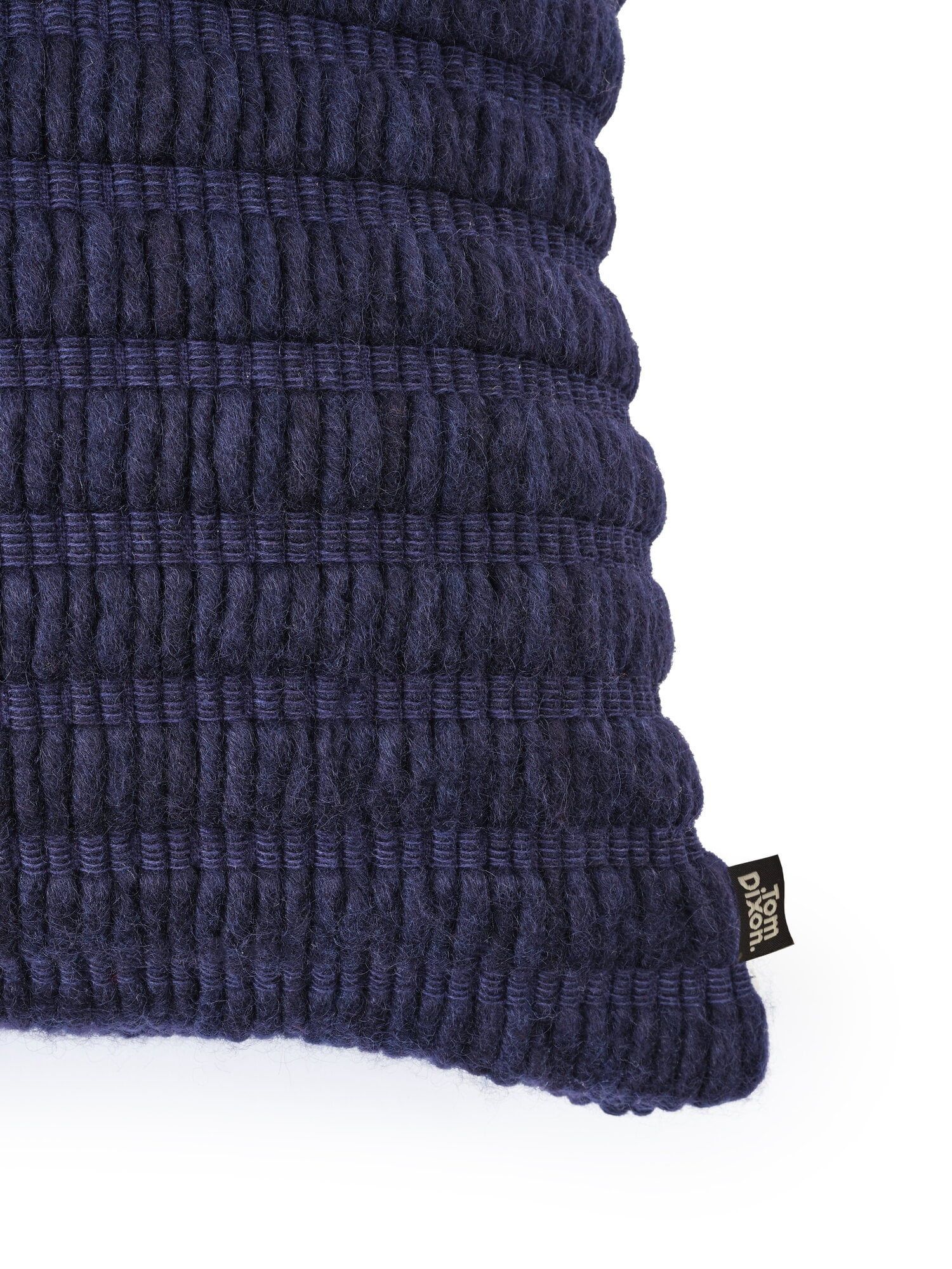 Tom Dixon Ridge cushion, 45 x 45 cm, indigo | Finnish Design Shop
