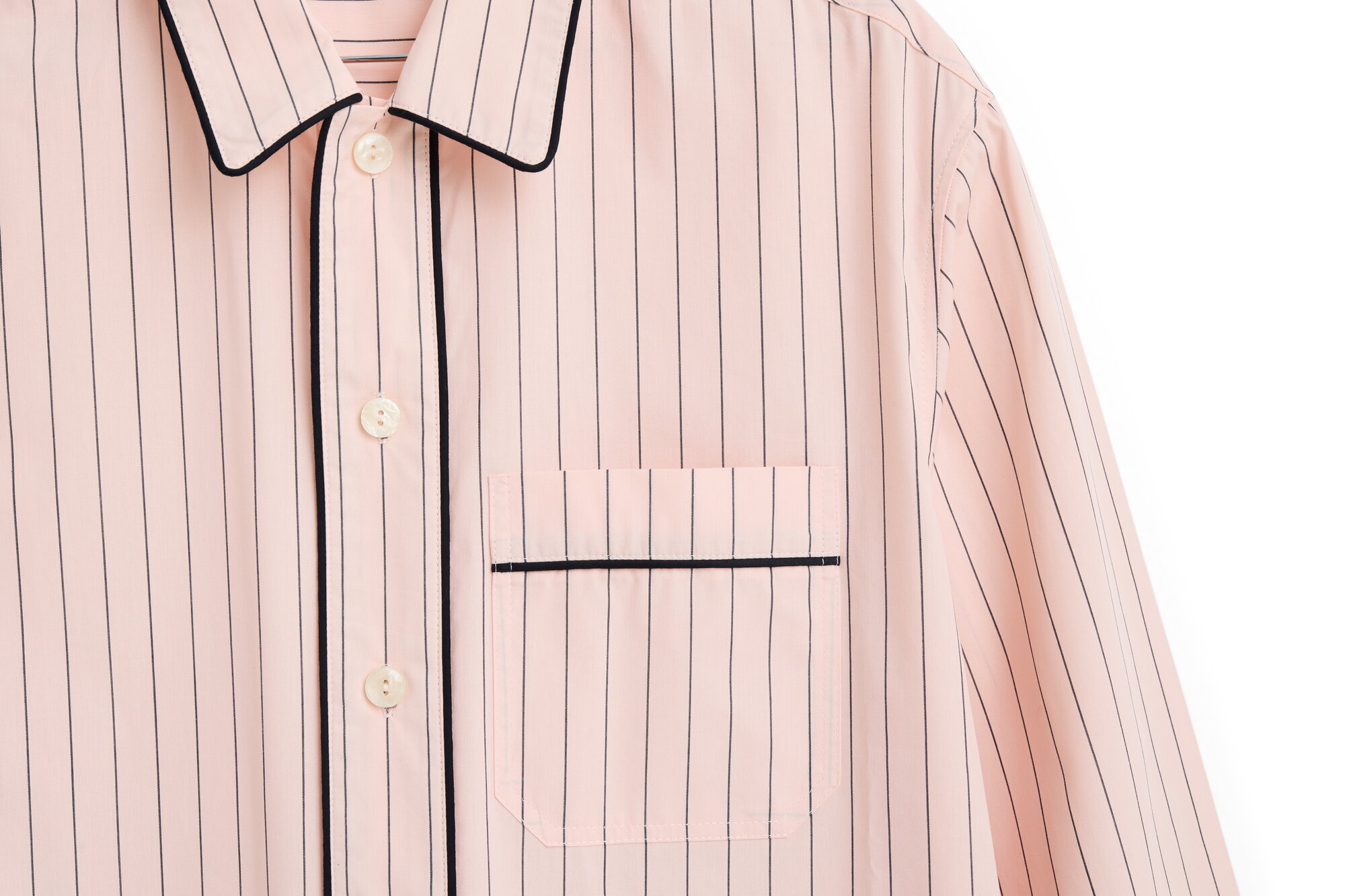 HAY Fineline lång nattlinne, mjuk rosa | Finnish Design Shop