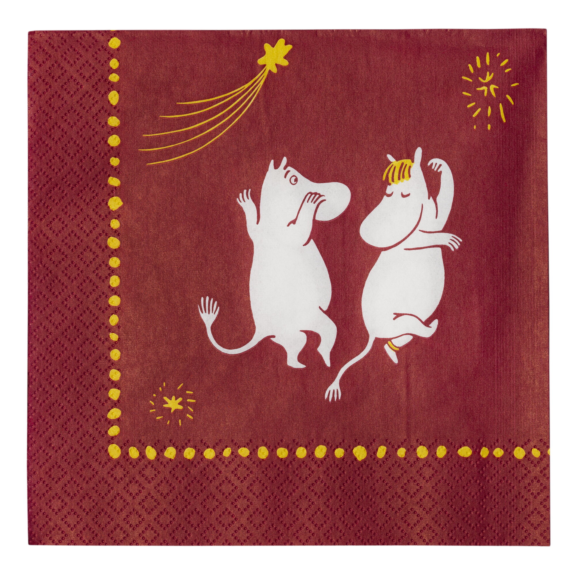 Moomin Arabia Moomin paper napkin, 33 cm, 20 pcs, Festive Moments ...