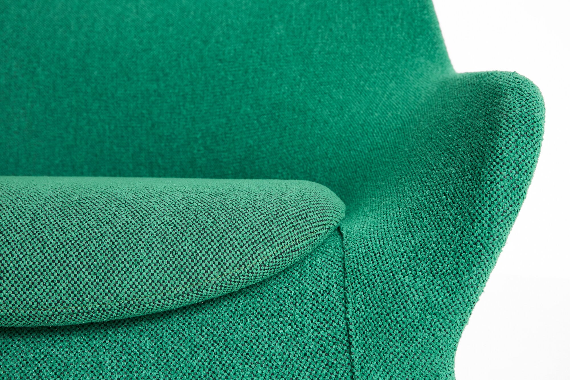 HAY O2 lounge chair, black - lift green | Finnish Design Shop