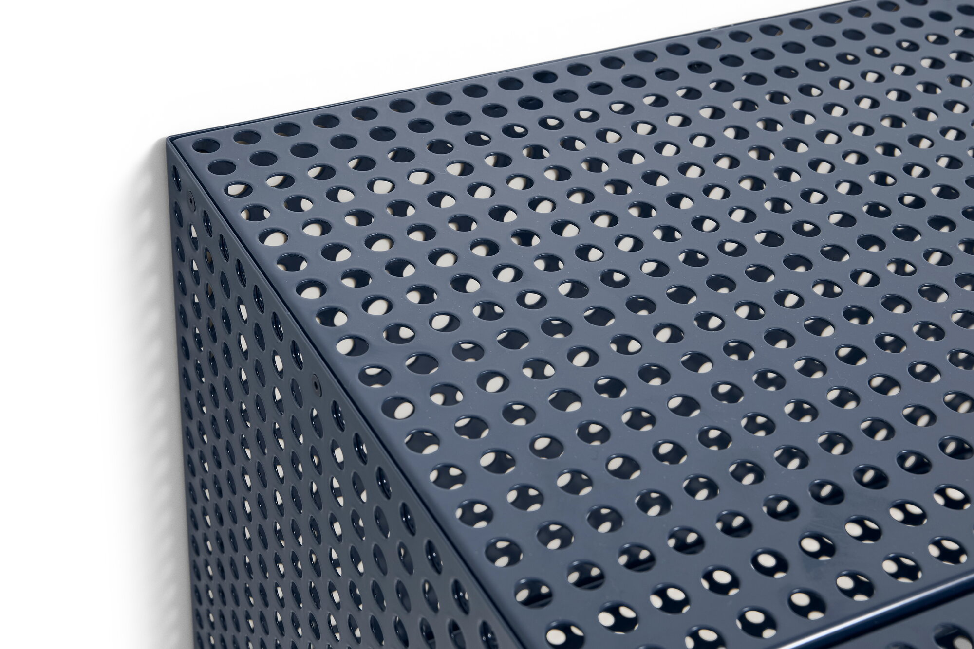 HAY Perforated wall cabinet, small, steel blue | Finnish Design Shop