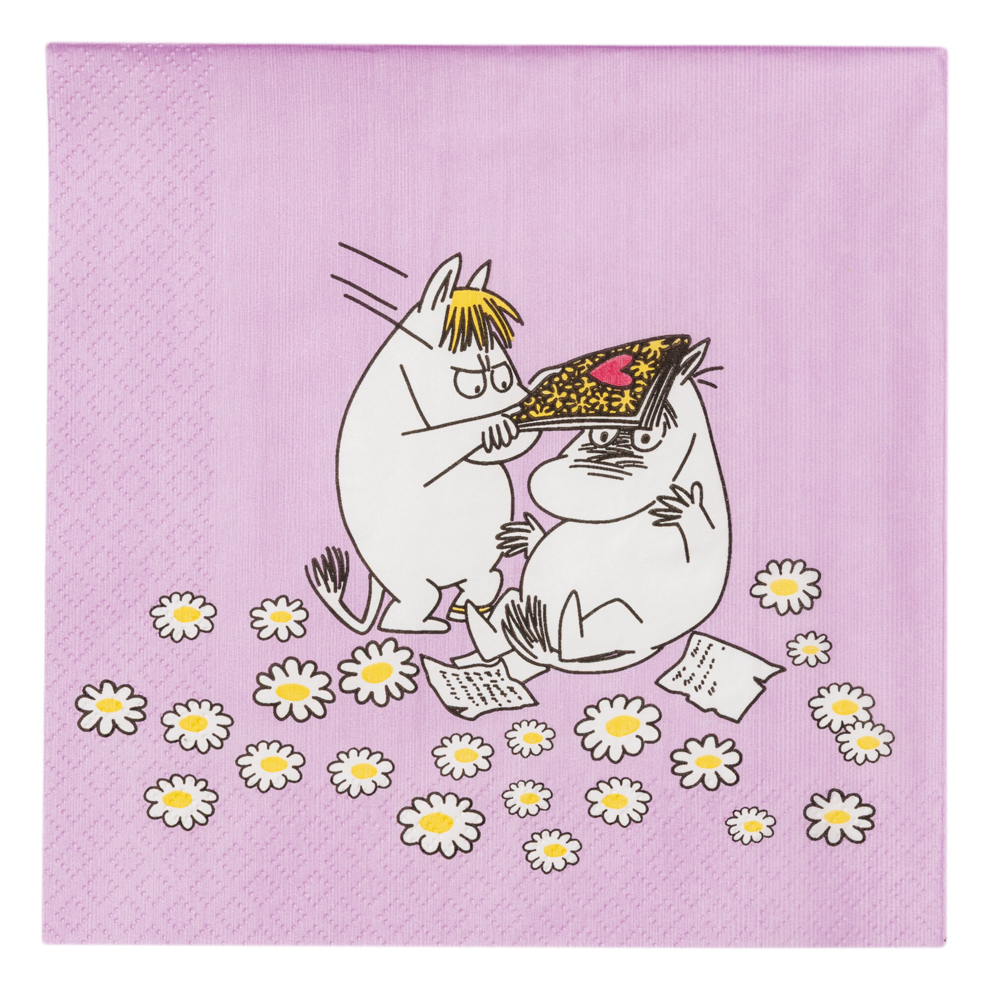Moomin Arabia Moomin paper napkin, 33 cm, 20 pcs, Sweethearts | Finnish ...