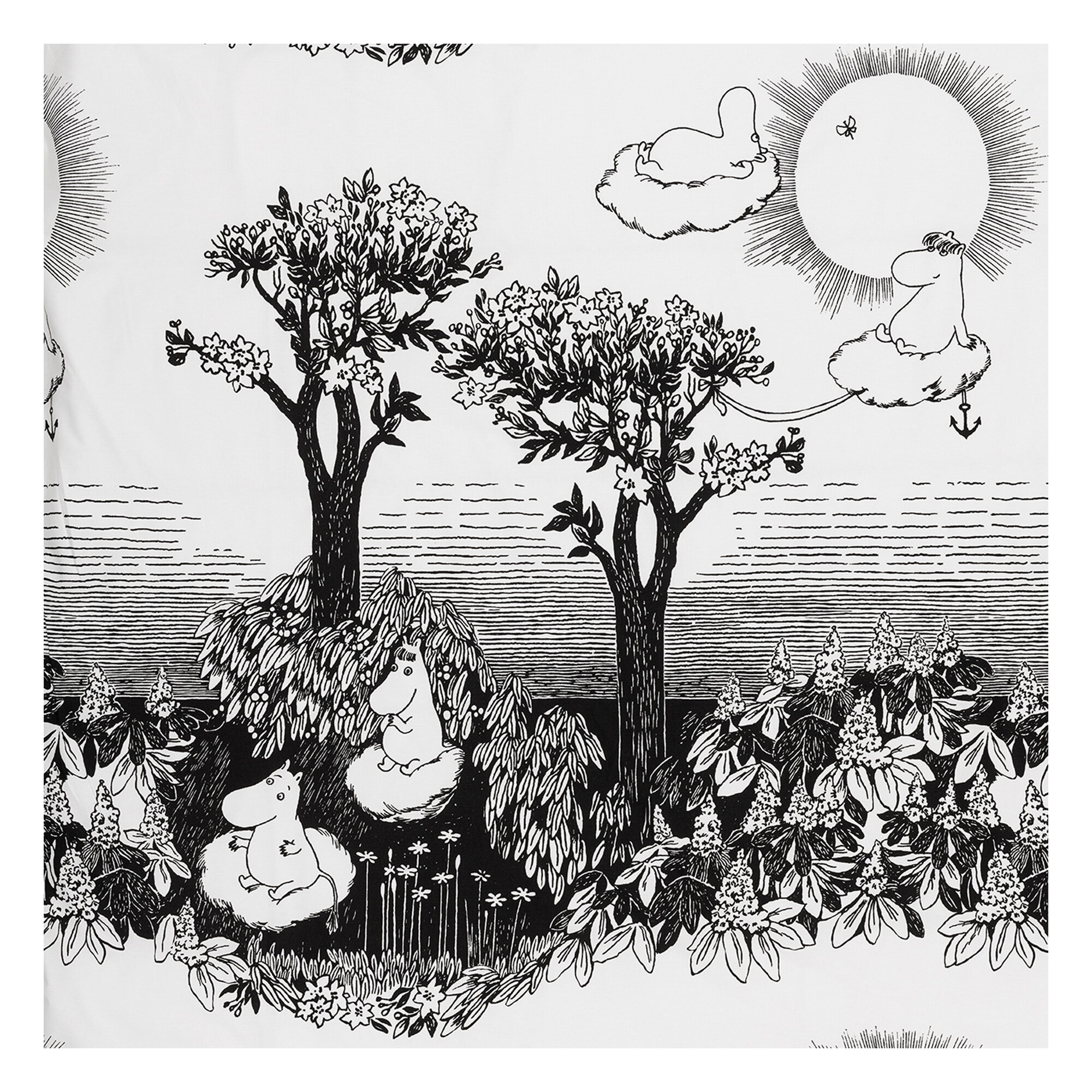 Moomin Arabia Moomin pillowcase, Dreaming | Finnish Design Shop UK