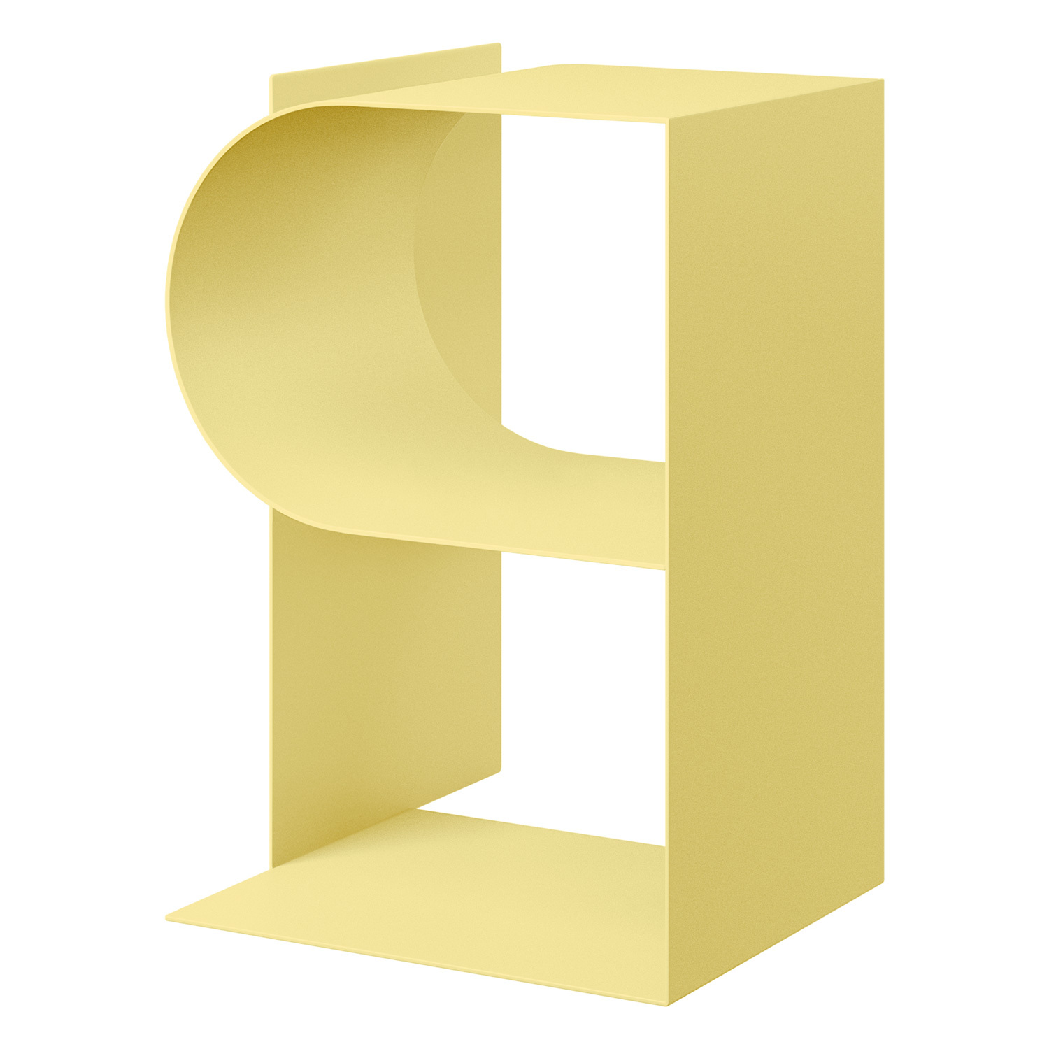 Hem Glyph Beta side table, wax yellow | Finnish Design Shop