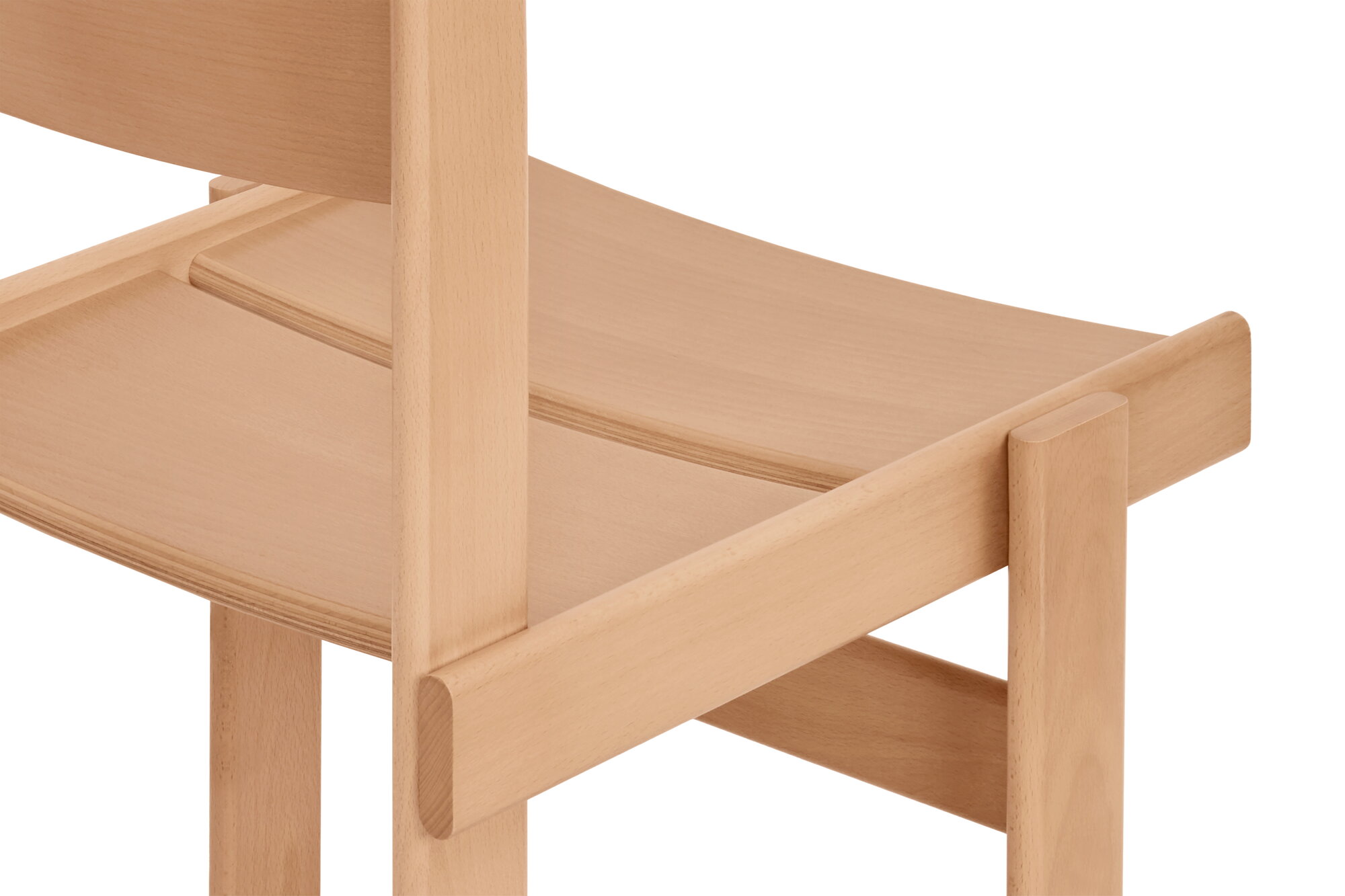 Hem Bullnose chair, natural beech | Finnish Design Shop UK