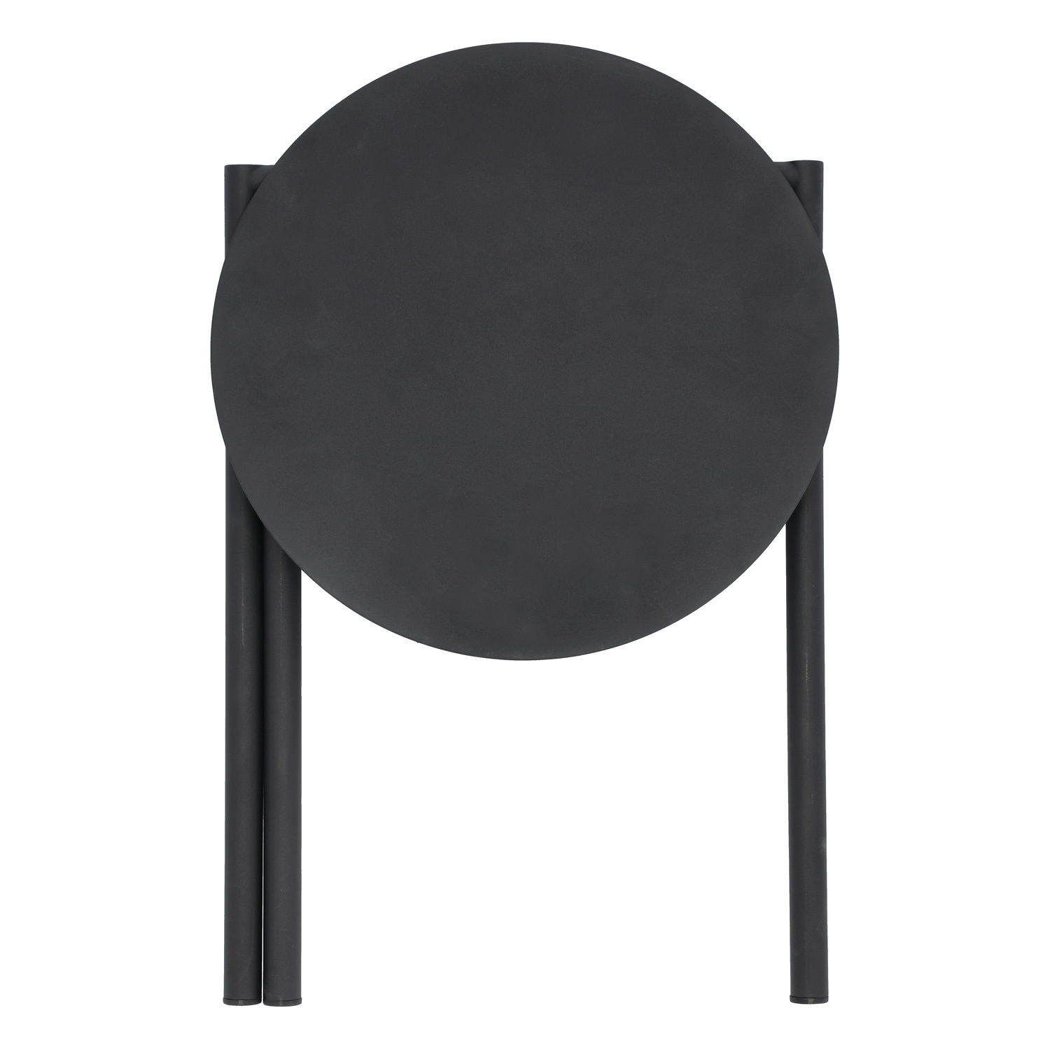 Zone Denmark Disc stool, black | Finnish Design Shop