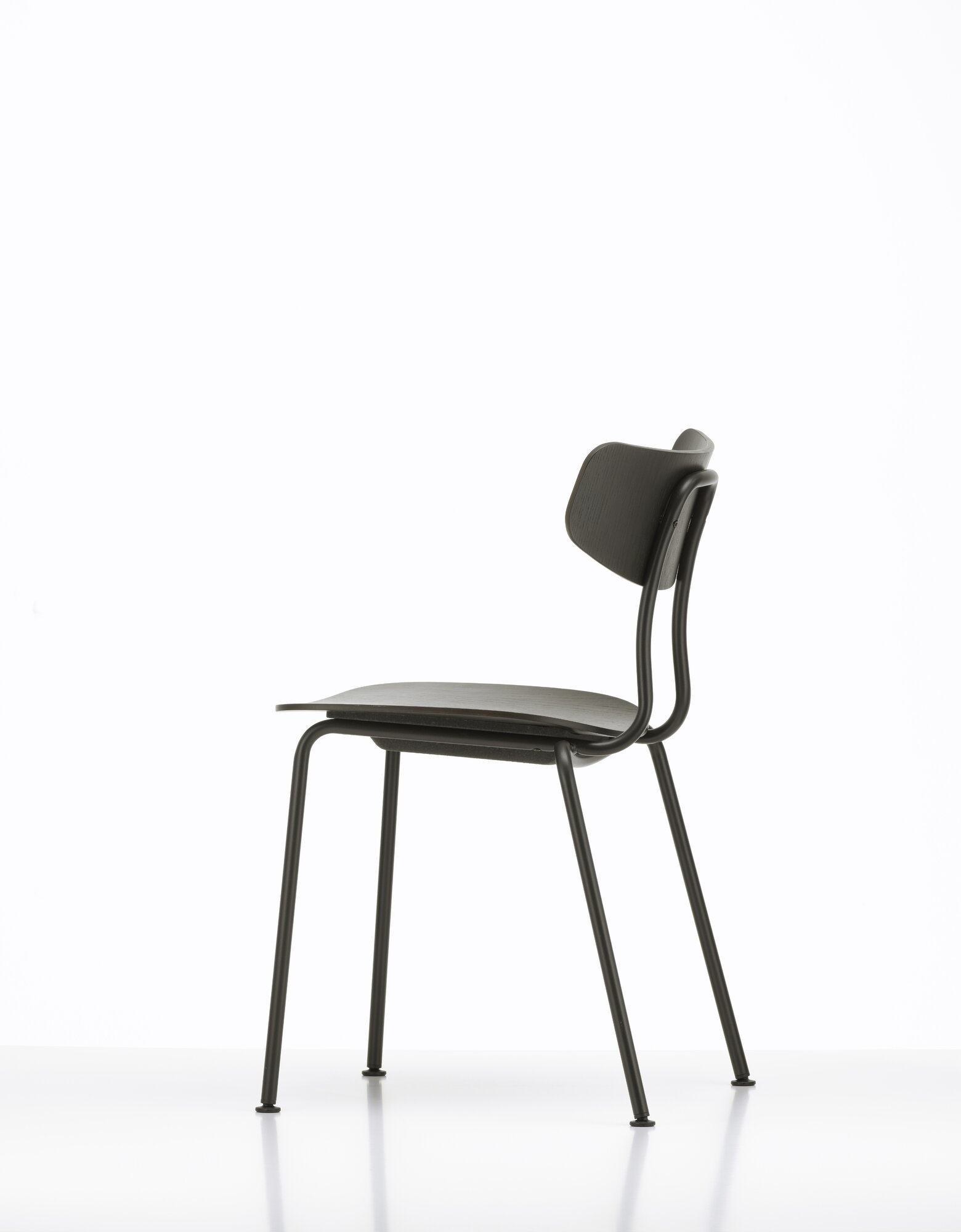 Vitra Moca chair, dark stained oak - basic dark | Finnish Design Shop