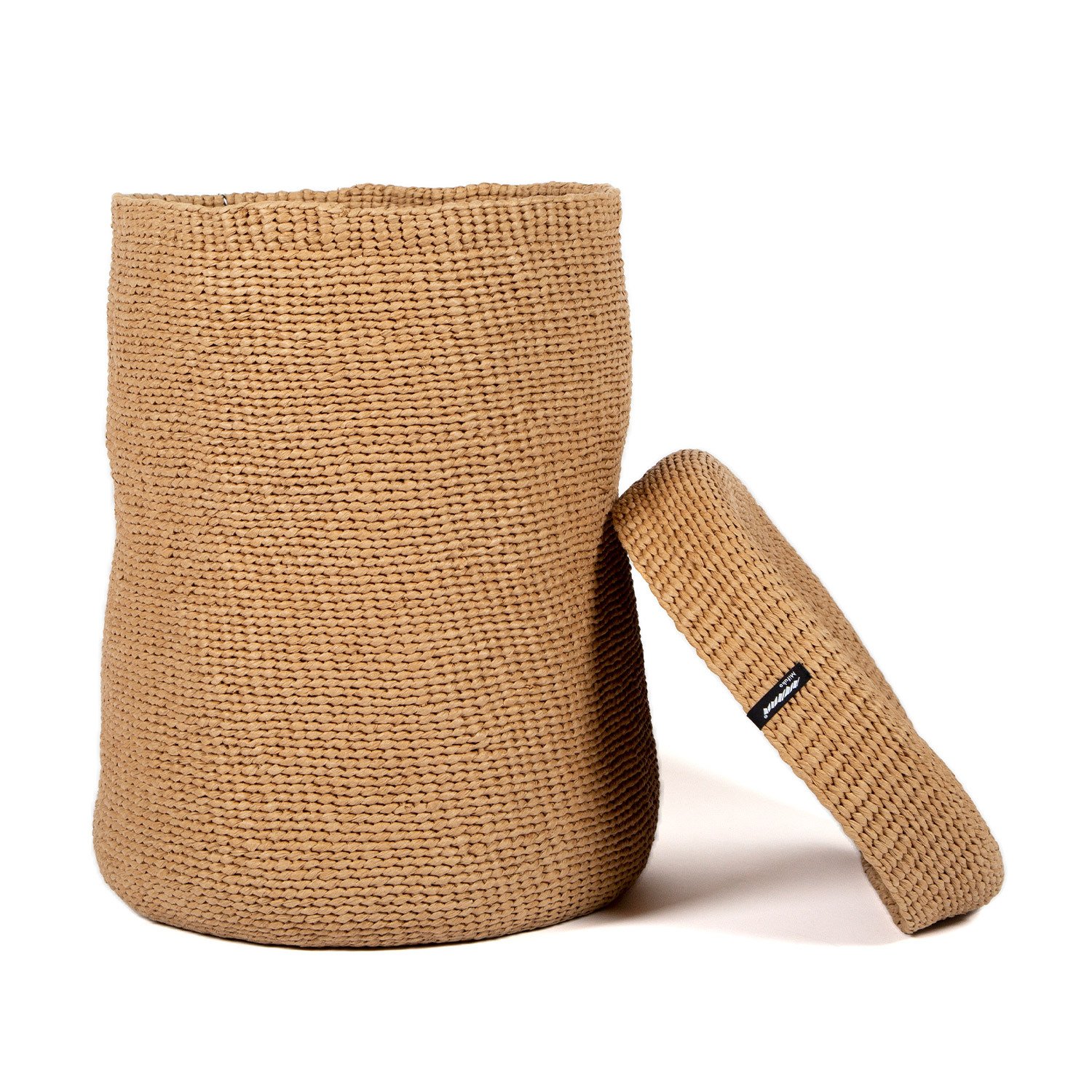 Mifuko Kiondo kori kannella, XL, ruskea | Finnish Design Shop