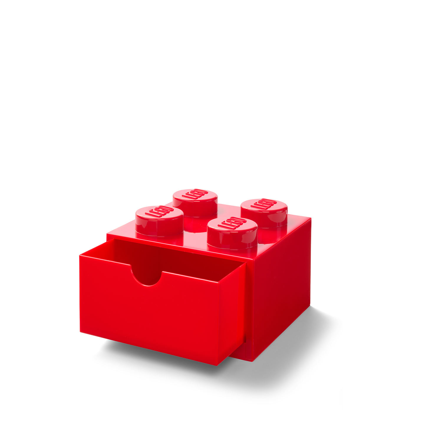 Room Copenhagen Lego Desk Drawer 4, bright red | Finnish Design Shop