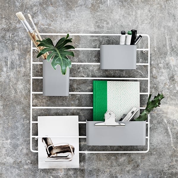 String Furniture String organizers, 3-pack, black | Finnish Design Shop