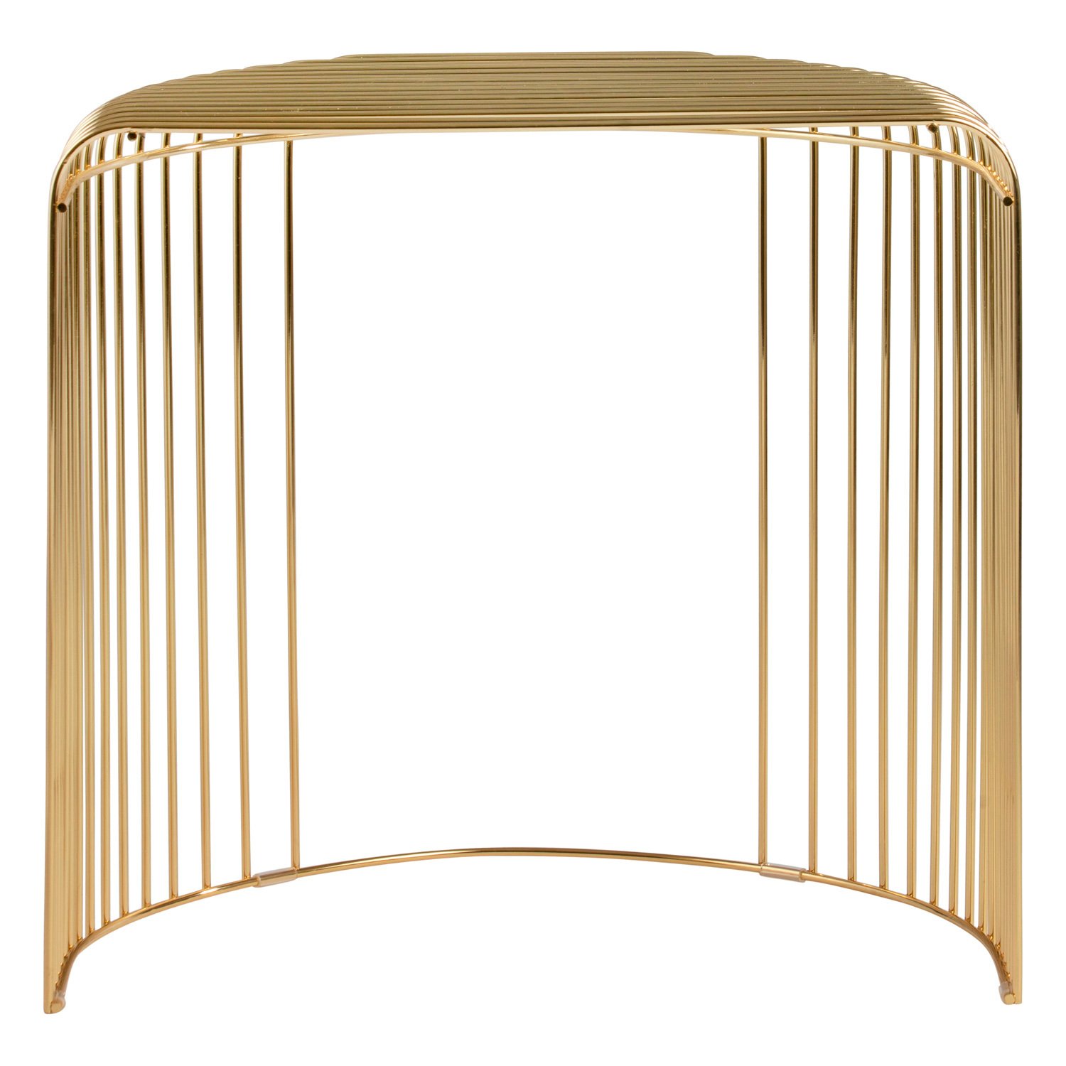 AYTM Curva table, gold | Finnish Design Shop