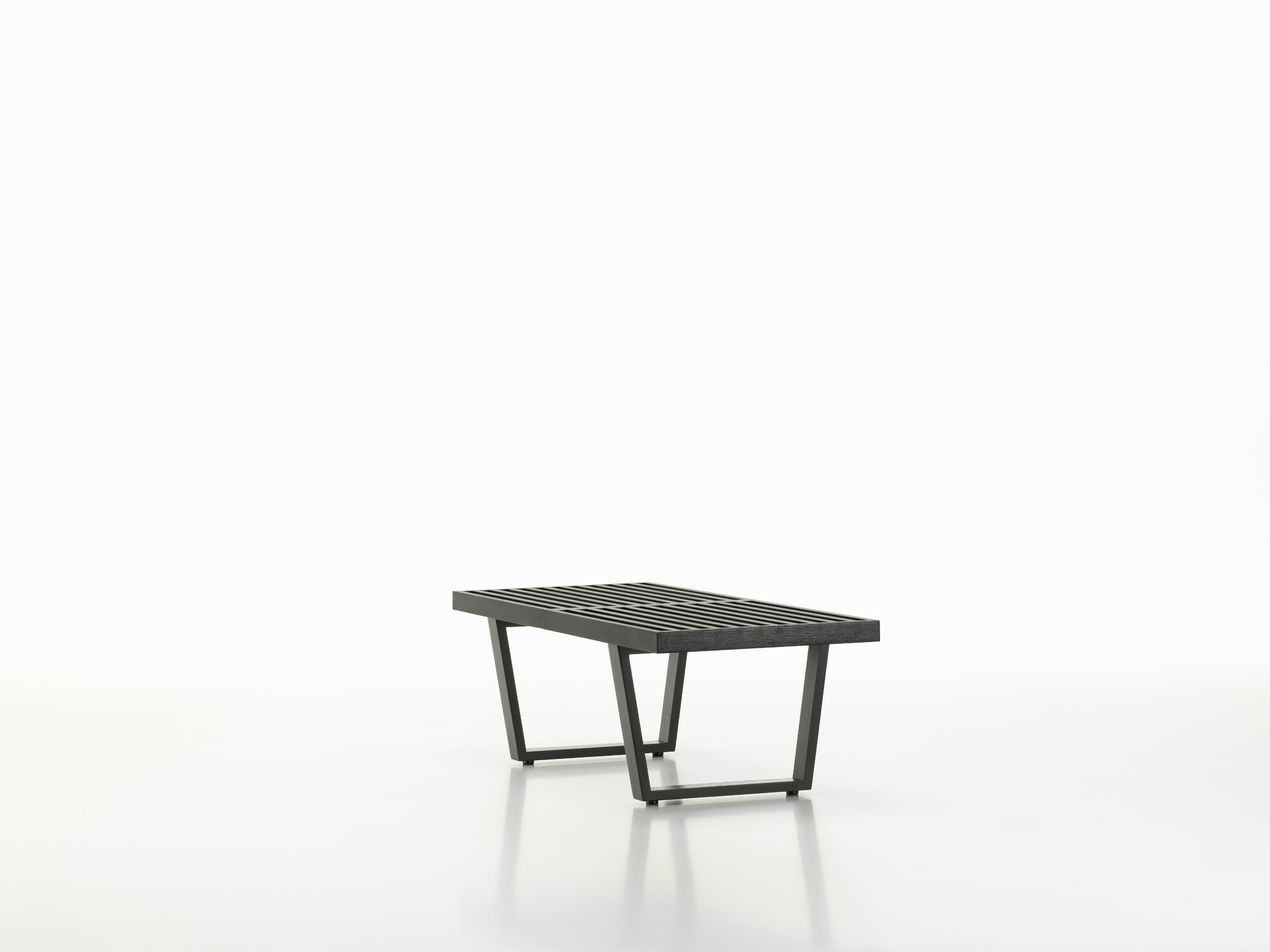 Vitra Nelson bench, short, black ash | Finnish Design Shop UK