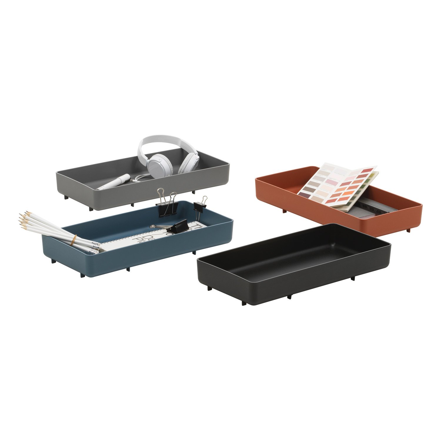 Vitra Chap RE tray, dark grey | Finnish Design Shop