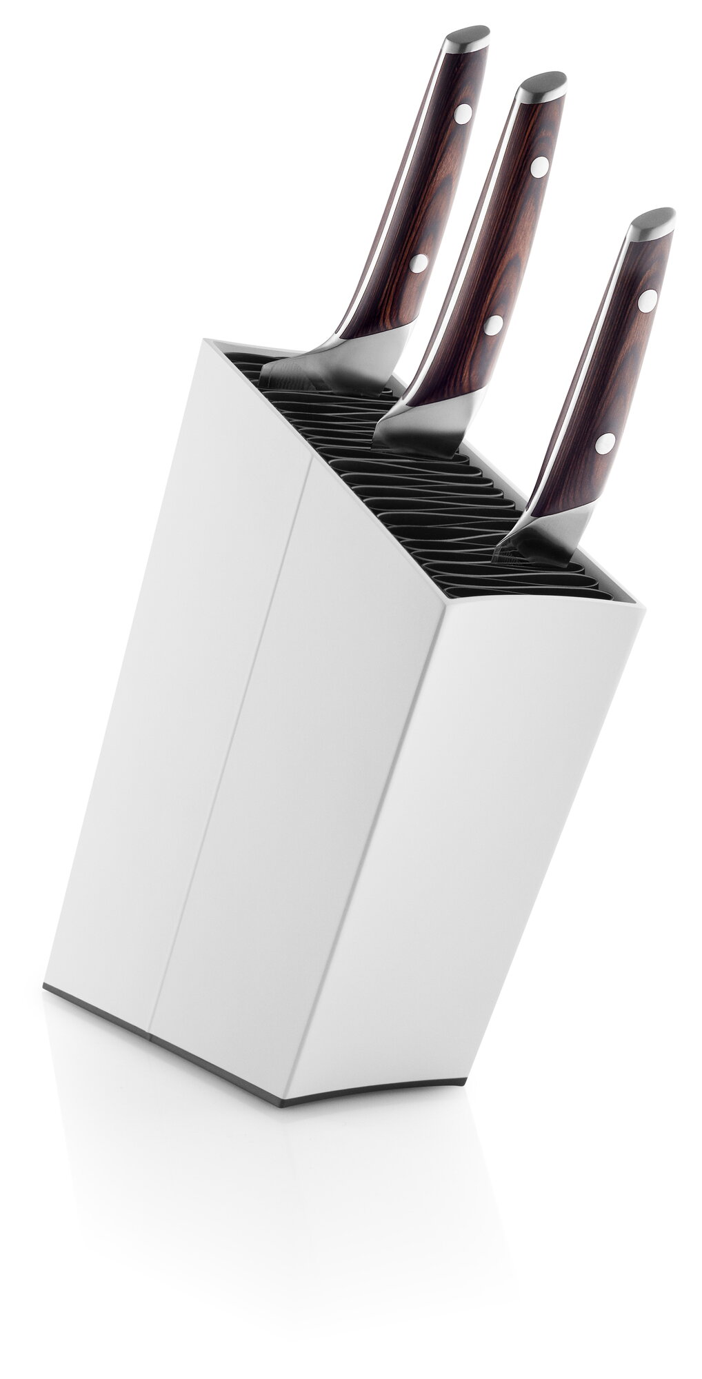 Eva Solo Knife stand angled, white | Finnish Design Shop