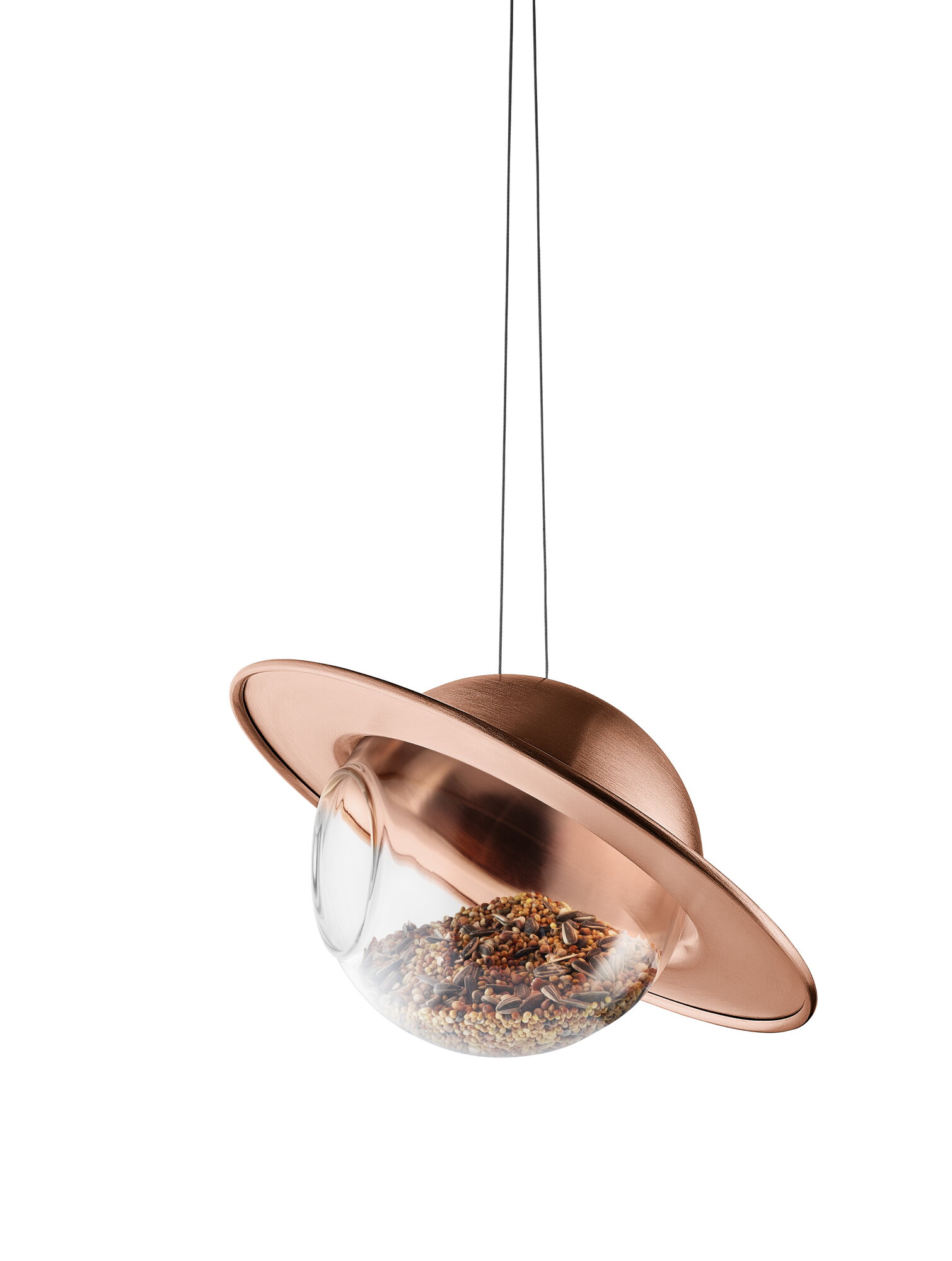 Eva Solo Saturn bird feeder, copper | Finnish Design Shop