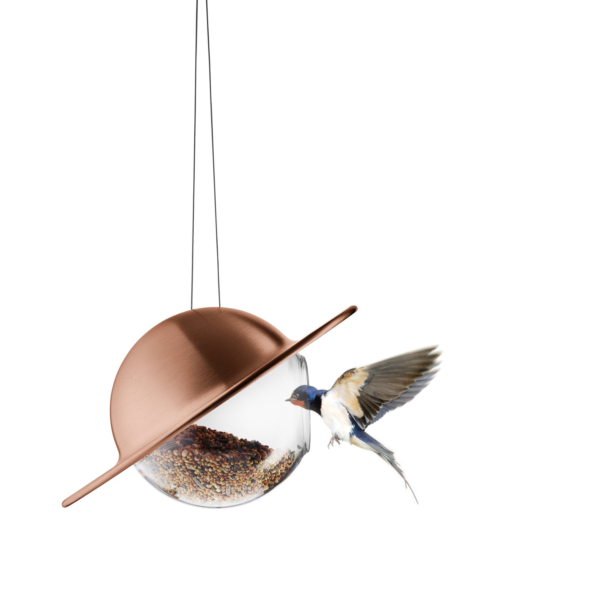 Eva Solo Saturn bird feeder, copper | Finnish Design Shop