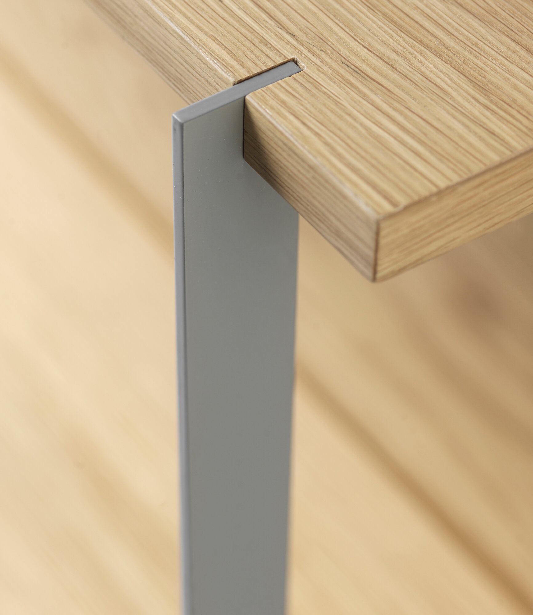 FDB Møbler A91 Nordhavn bookcase, 85 x 182 cm, oak - silk grey ...