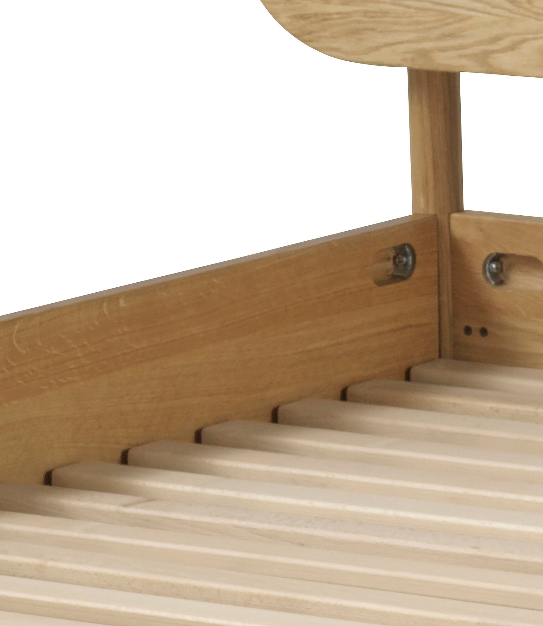 FDB Møbler G30 Radius bed frame, 180 x 200 cm, oiled oak | Finnish ...