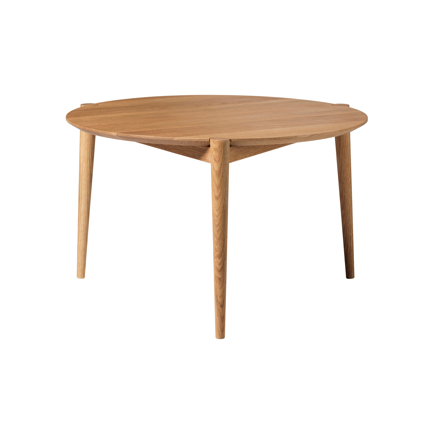 FDB Møbler D102 Søs coffee table, 70 cm, oiled oak | Finnish Design Shop