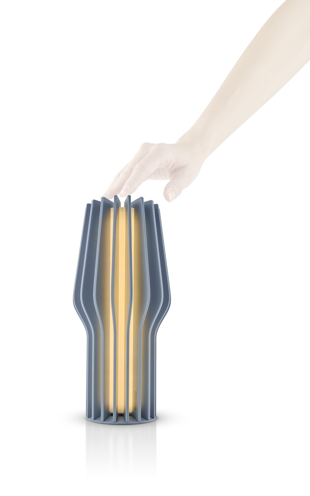 Eva Solo Radiant portable table lamp, dusty blue | Finnish Design Shop