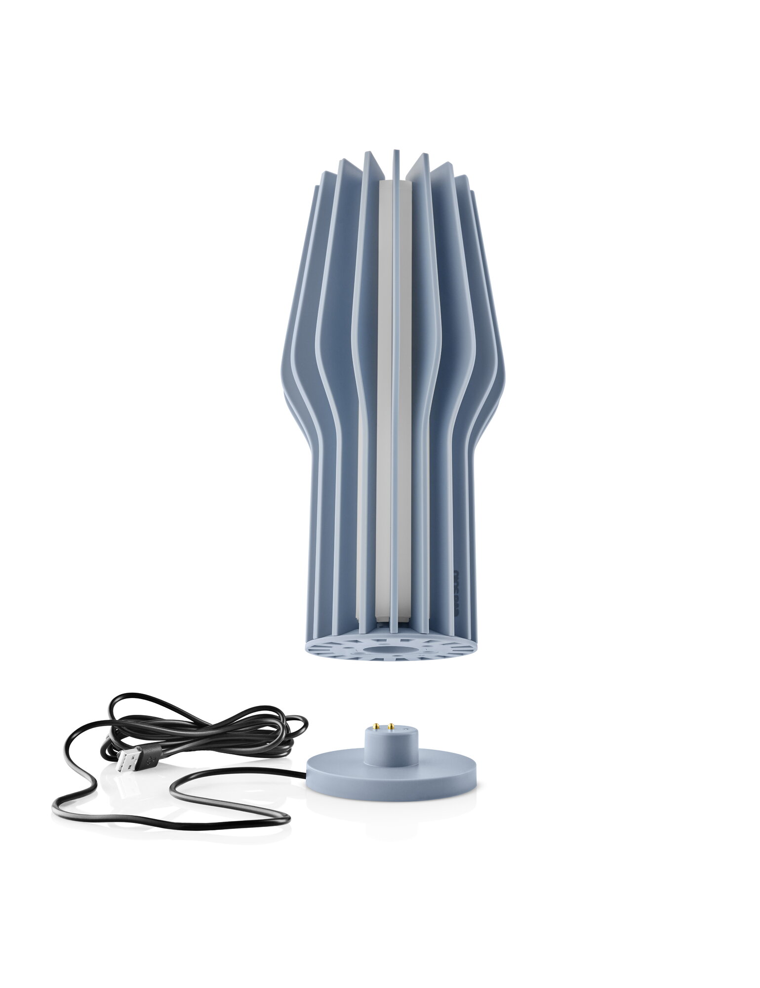 Eva Solo Radiant portable table lamp, dusty blue | Finnish Design Shop