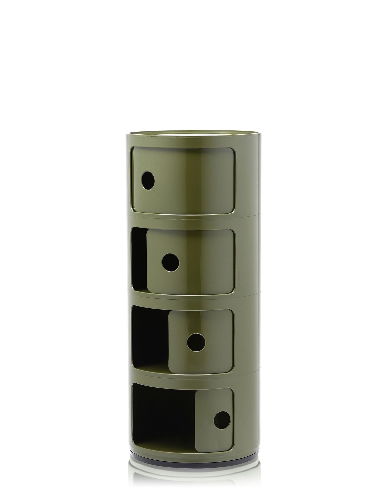 Kartell Componibili storage unit, 4 modules, green | Finnish Design Shop