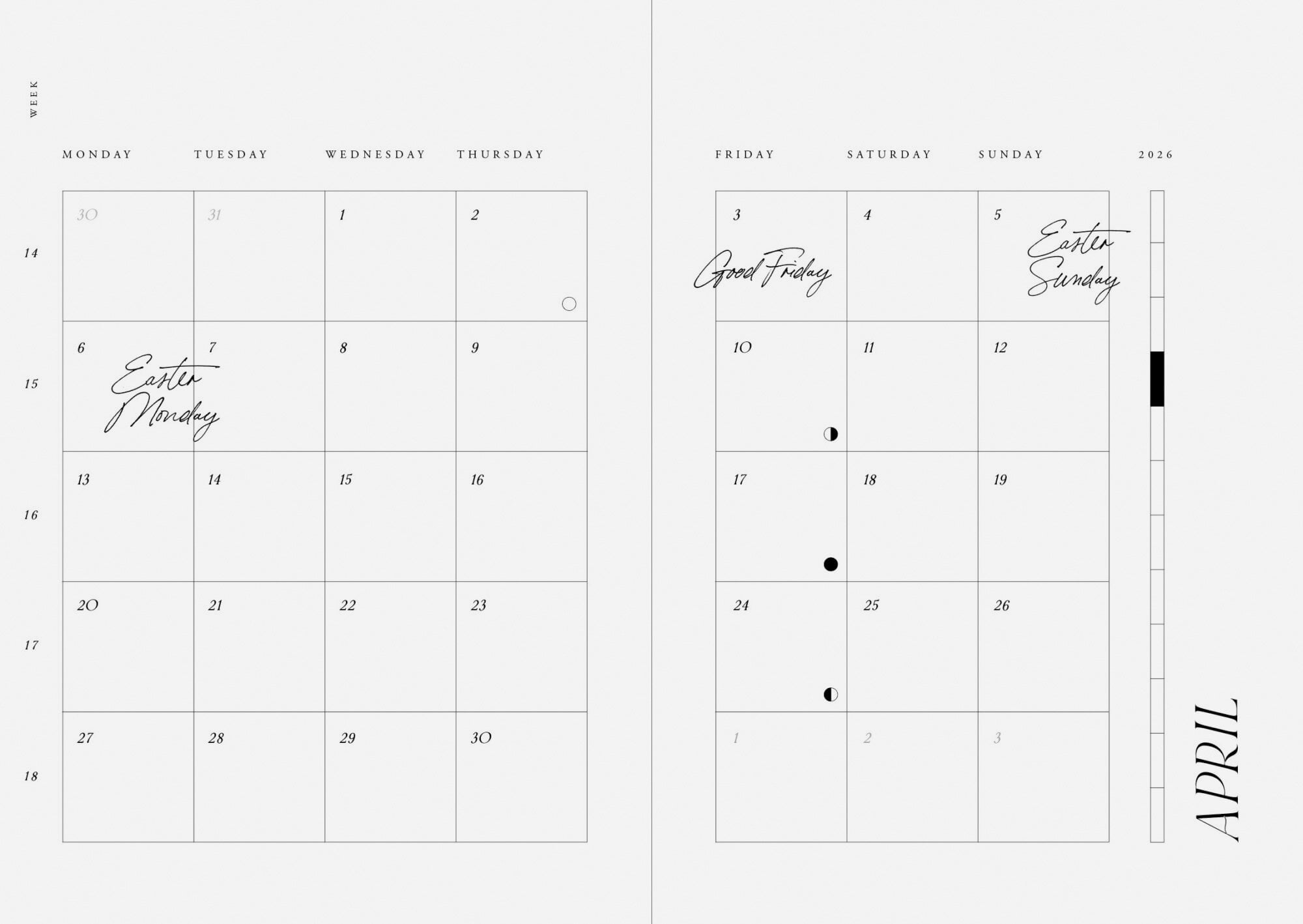 Cozy Publishing Cozy Planner 2026, Cielo notturno: Punta alla luna ...