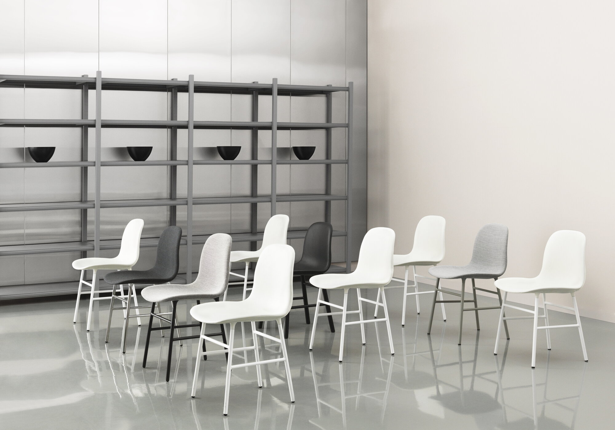 Normann Copenhagen Form chair, black steel - Synergy 16 | Finnish ...