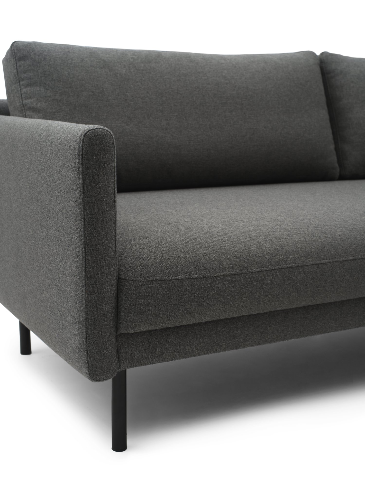 Normann Copenhagen Rar sofa, 3-seater, Re-born dark grey | Finnish ...