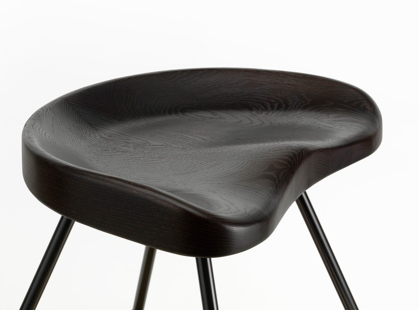 Vitra Tabouret 307 stool, dark oak | Finnish Design Shop