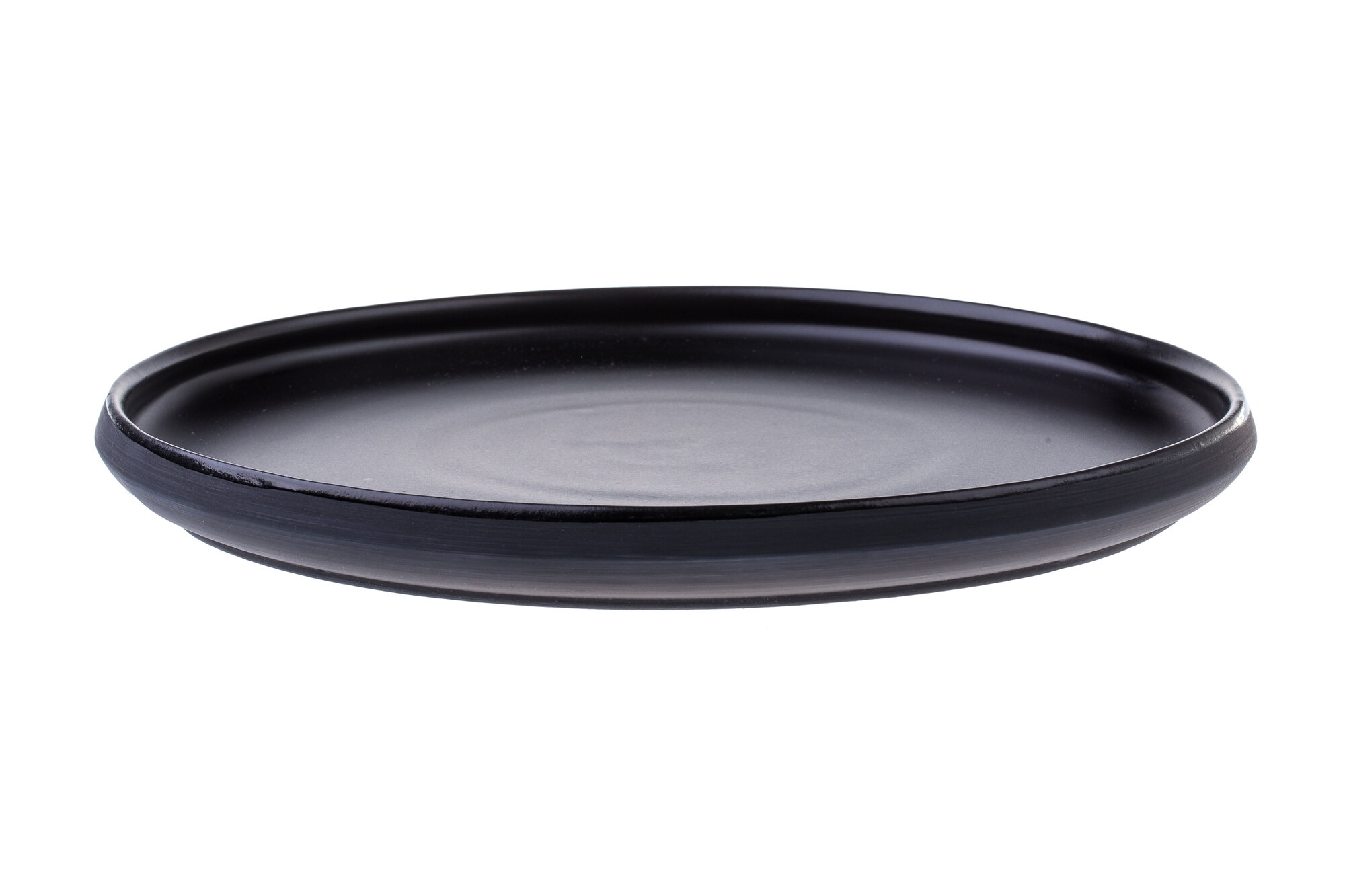 Vaidava Ceramics Eclipse dinner plate 34 cm, black | Finnish Design Shop